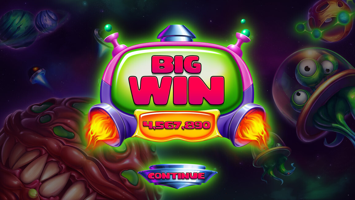 ArtStation - Big Win - Congratulatory screen design