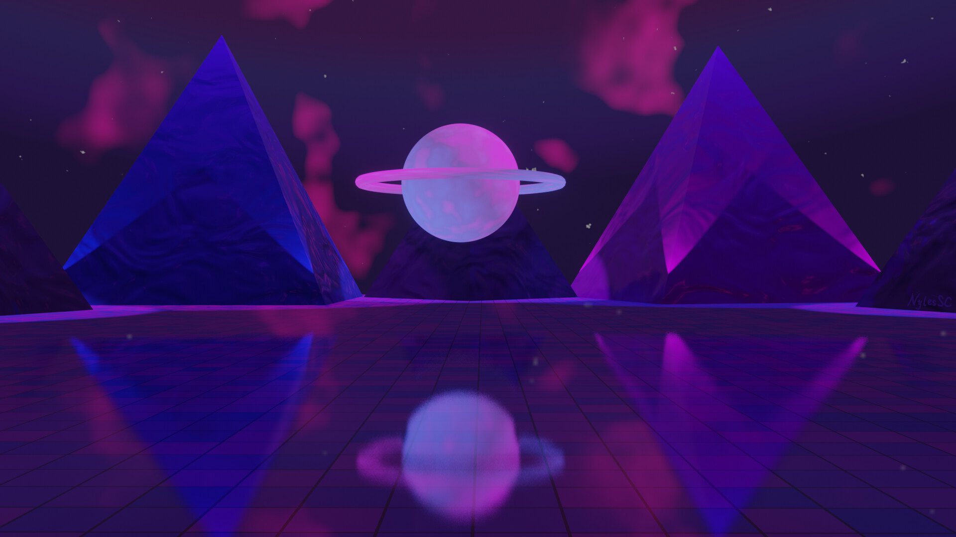 ArtStation - Abstract Collection: 3 - Abstract Planet and Pyramids