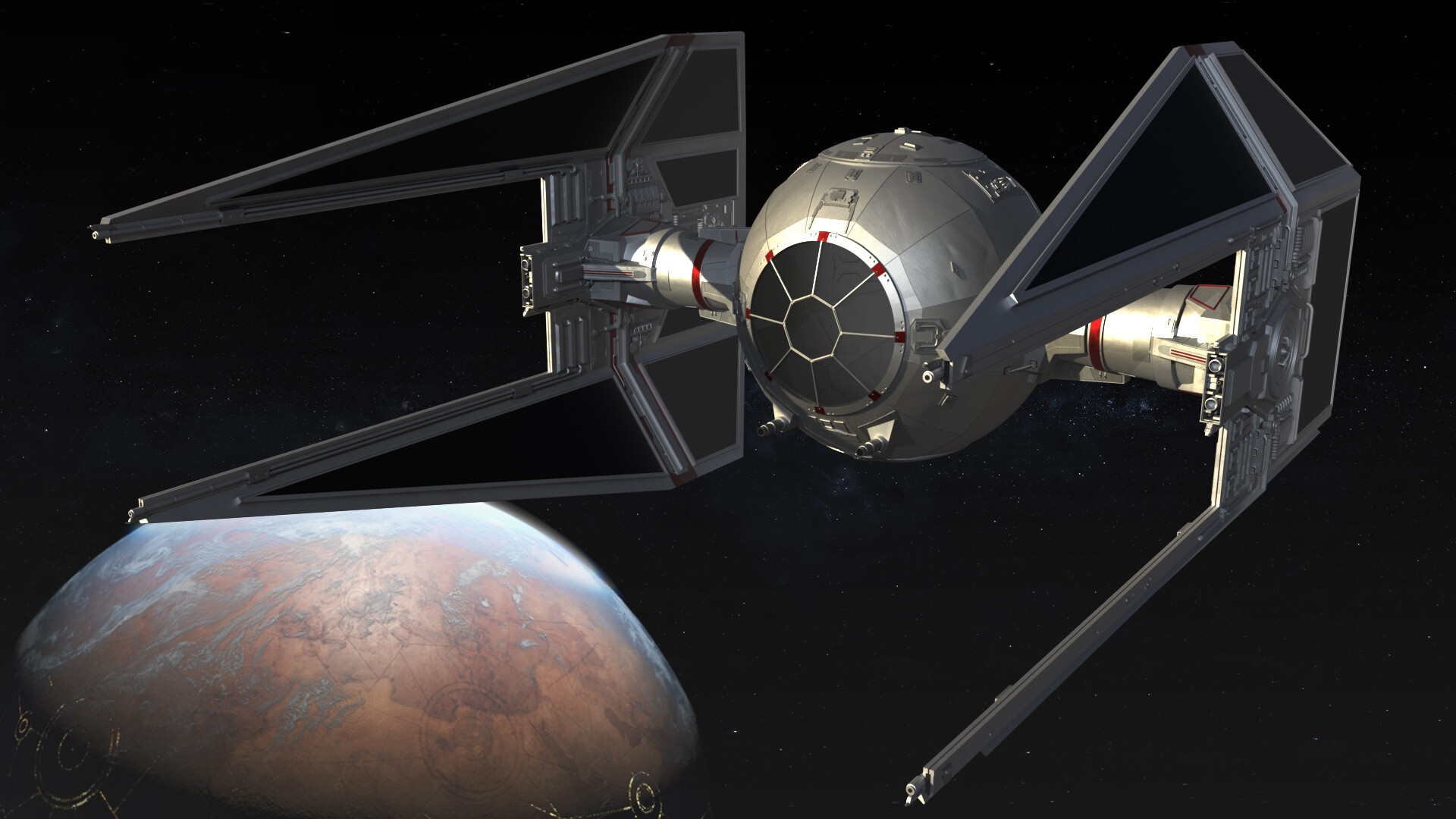 ArtStation - Tie Interceptor