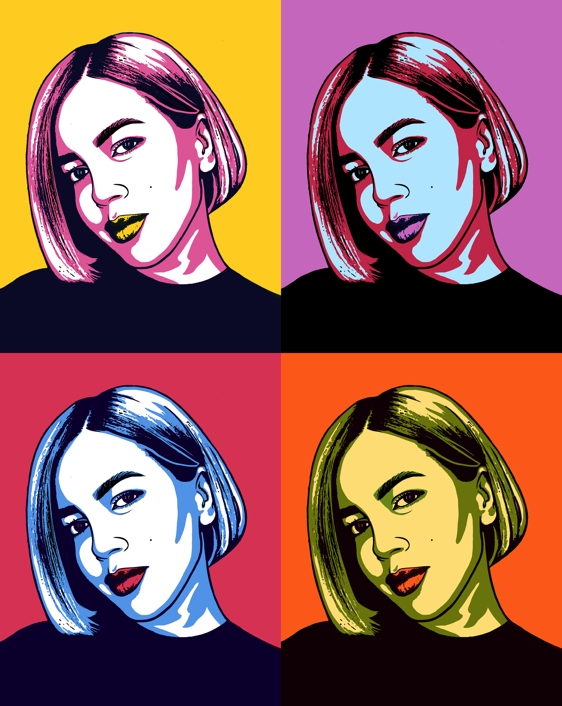 ArtStation - Pop art portrait