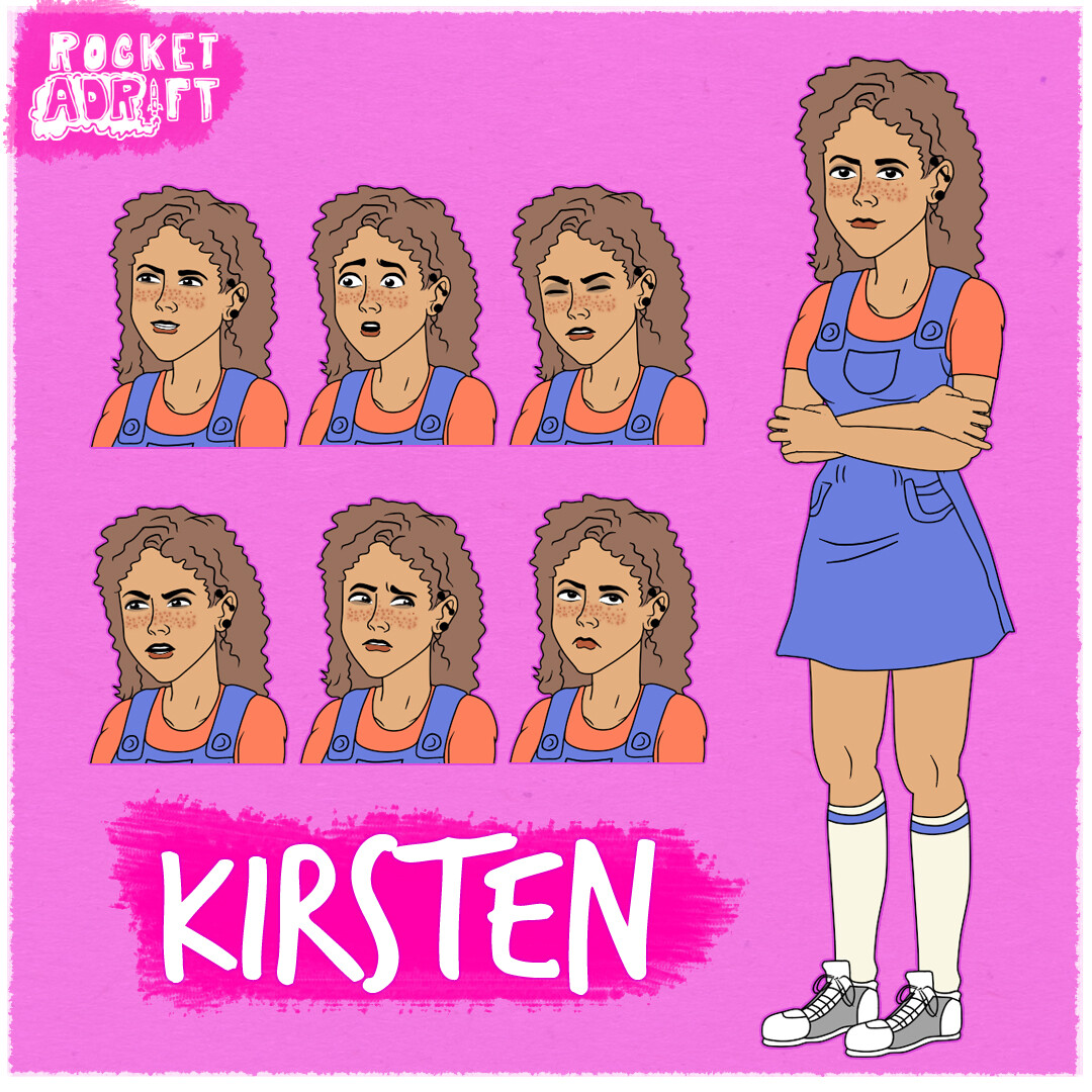 ArtStation - Rocket Adrift Animated Series | Character Design | Kirsten