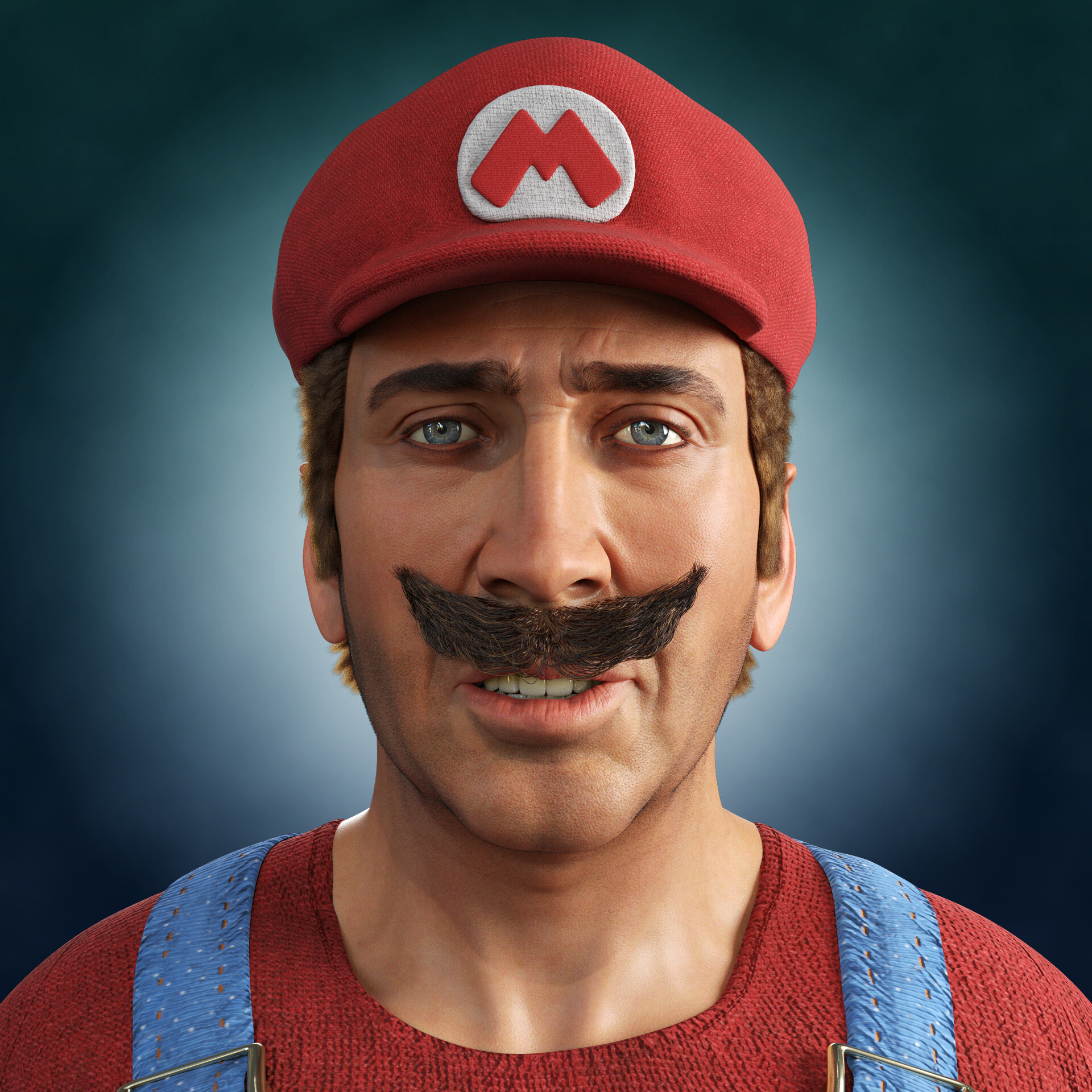 ArtStation - Mario Caged