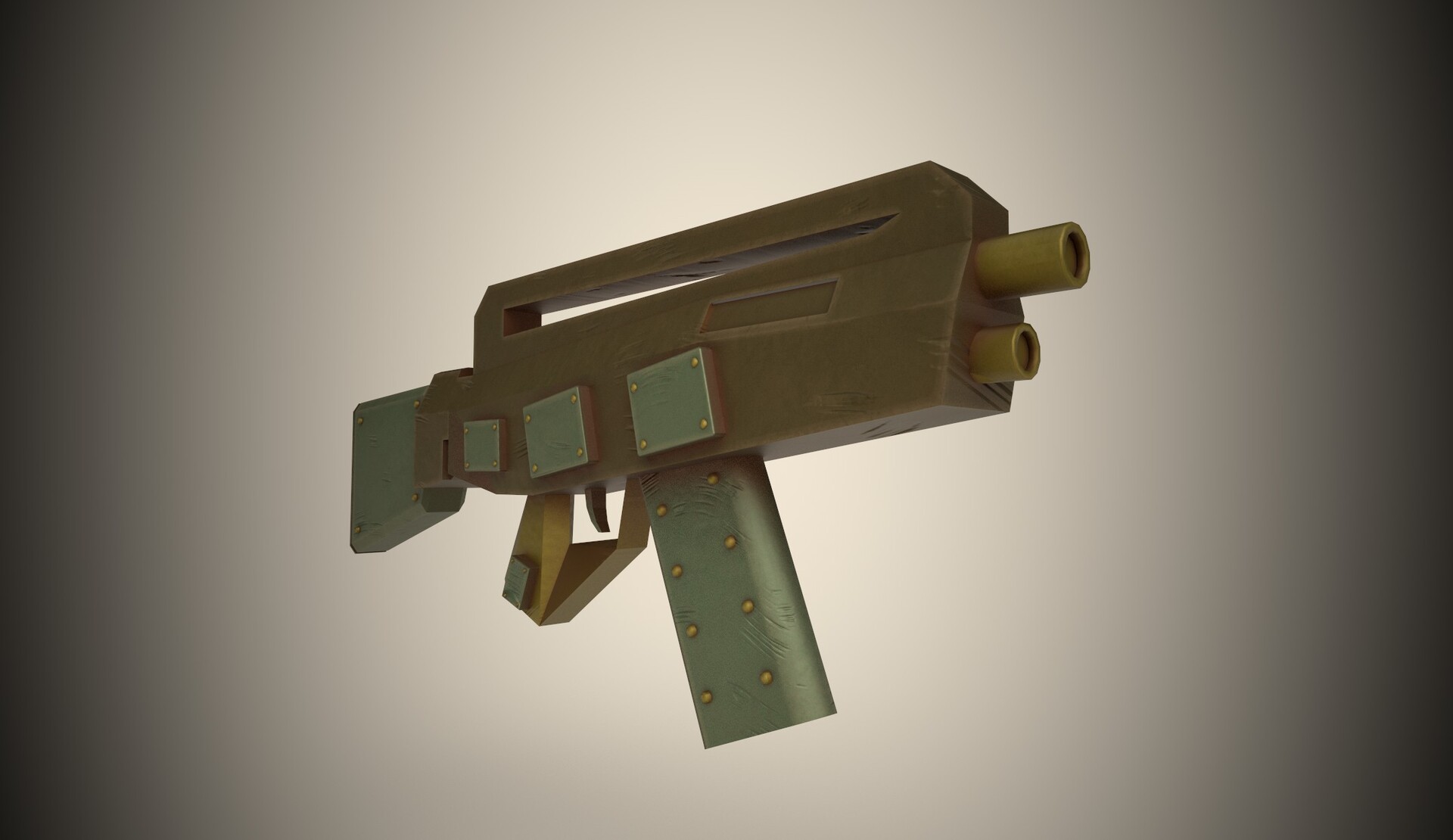 ArtStation - lowPolyStylized_MP5_MachineGun_texture