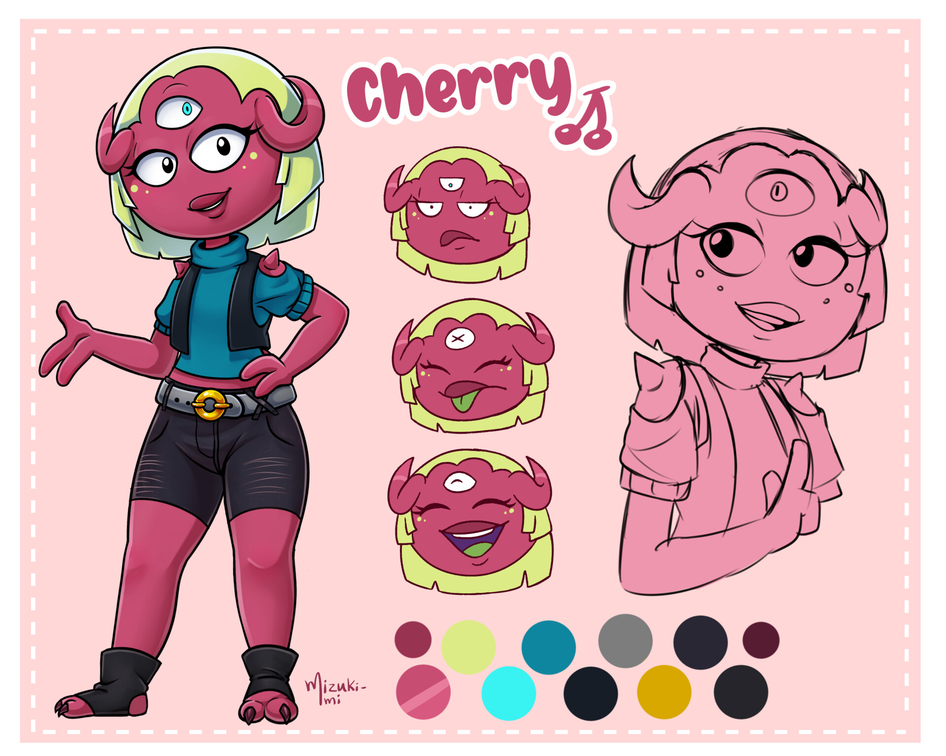 Raphaela Silva - Cherry- Character Design