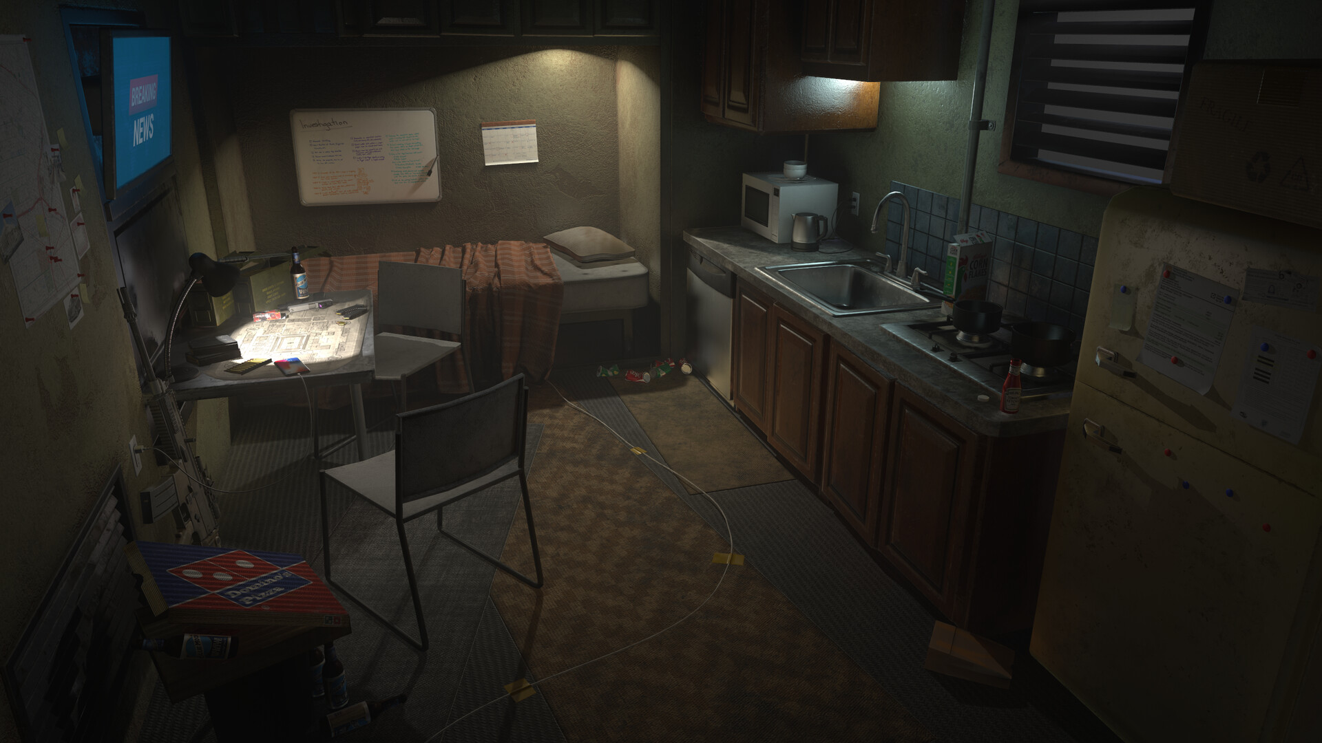 ArtStation - Mercenary's Room