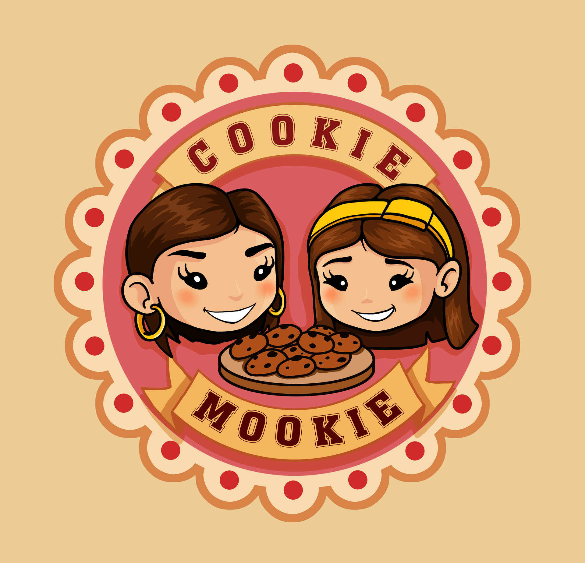 ArtStation - LOGO design #1 - COOKIE MOOKIE