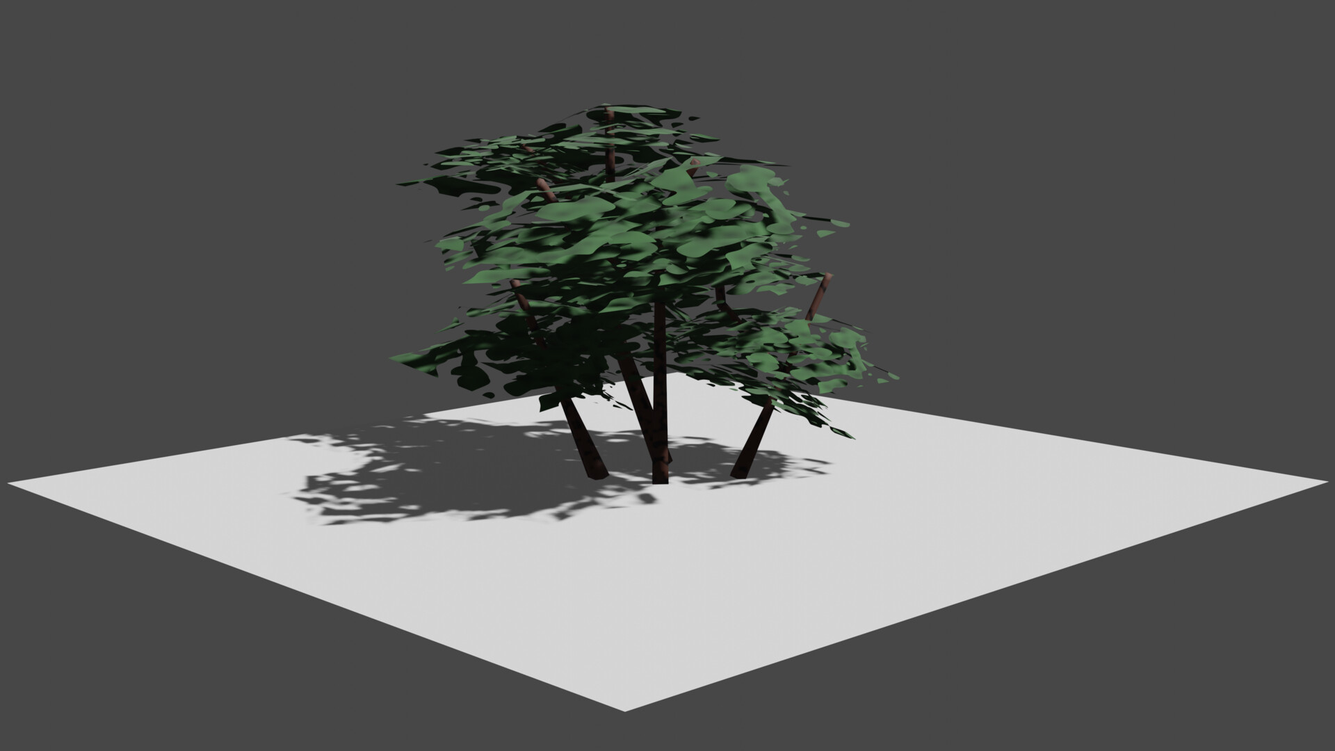 ArtStation - Low poly bush