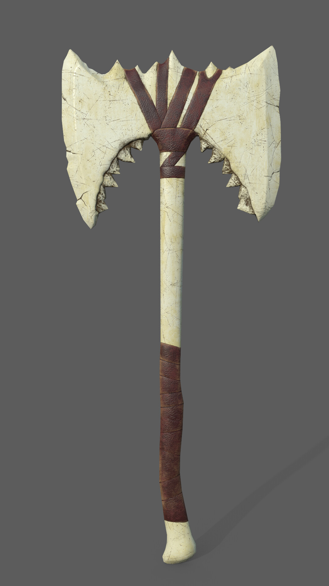 ArtStation - Bone Battleaxe