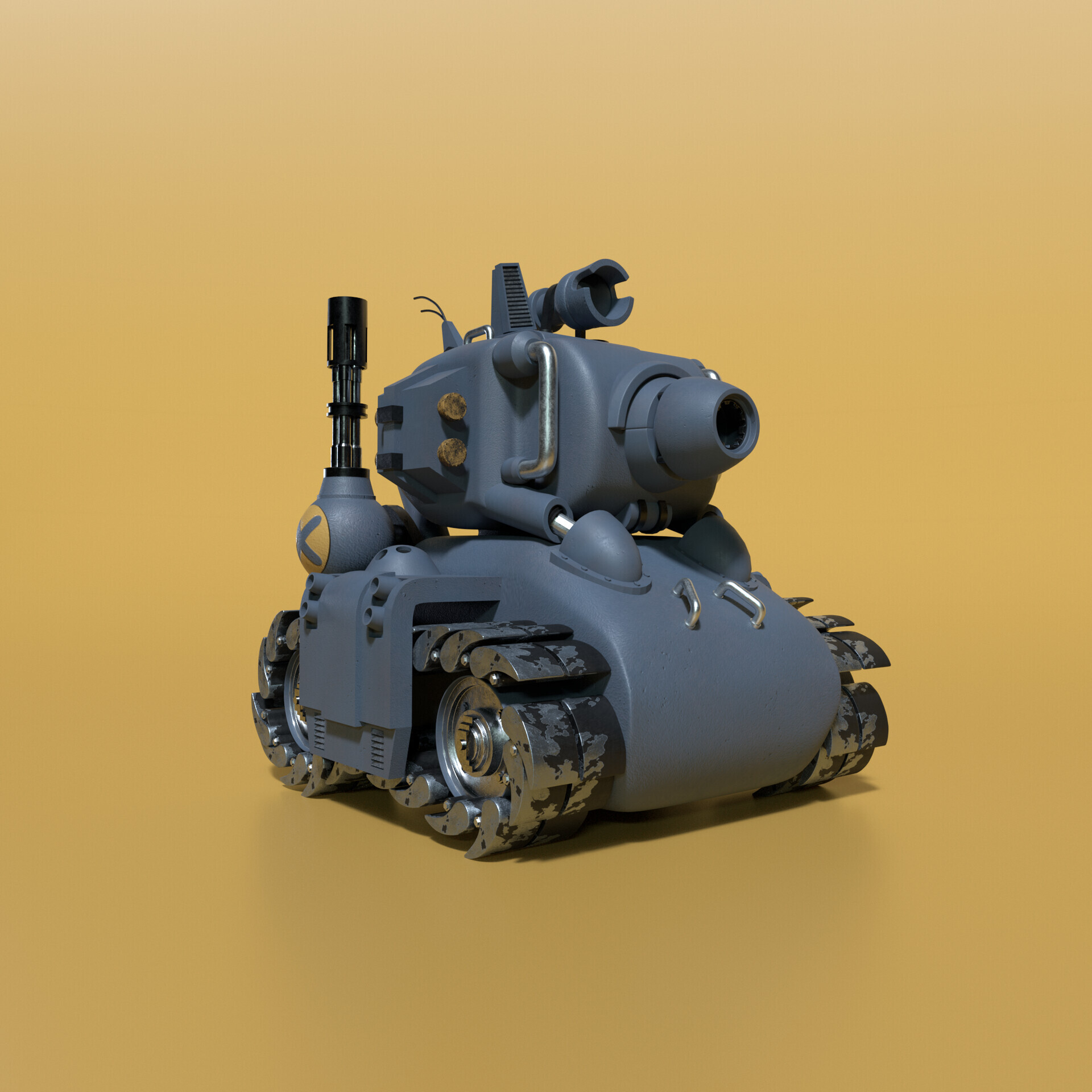 ArtStation - Sara Muñoz | Metal Slug Tank