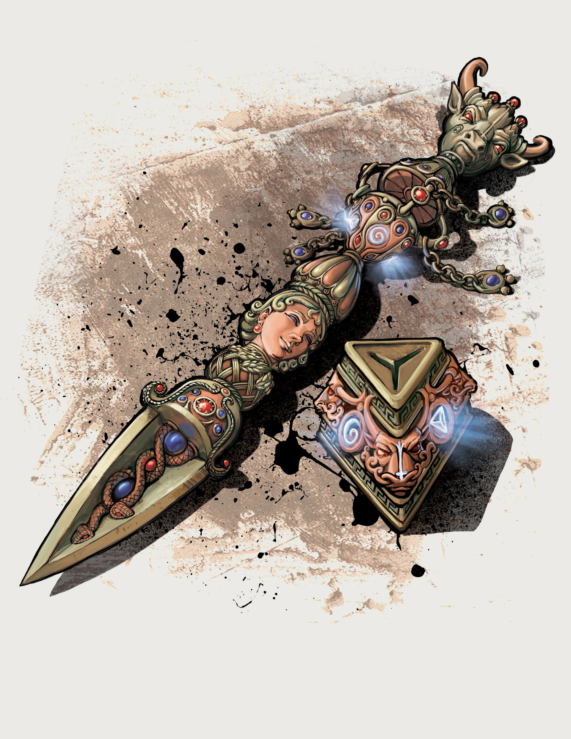 ArtStation - Phurba of the Storm Bull