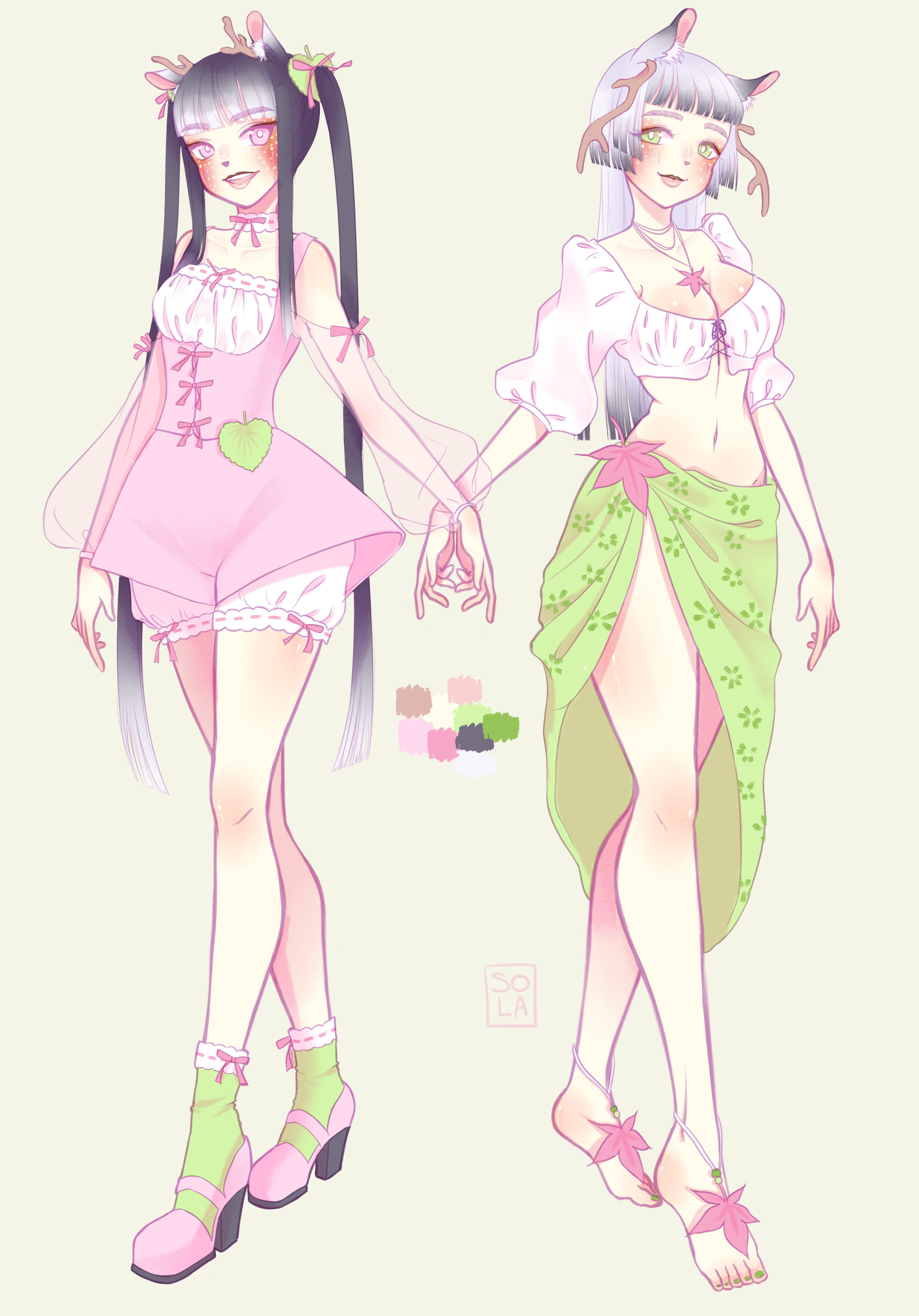 ArtStation - leaf twins