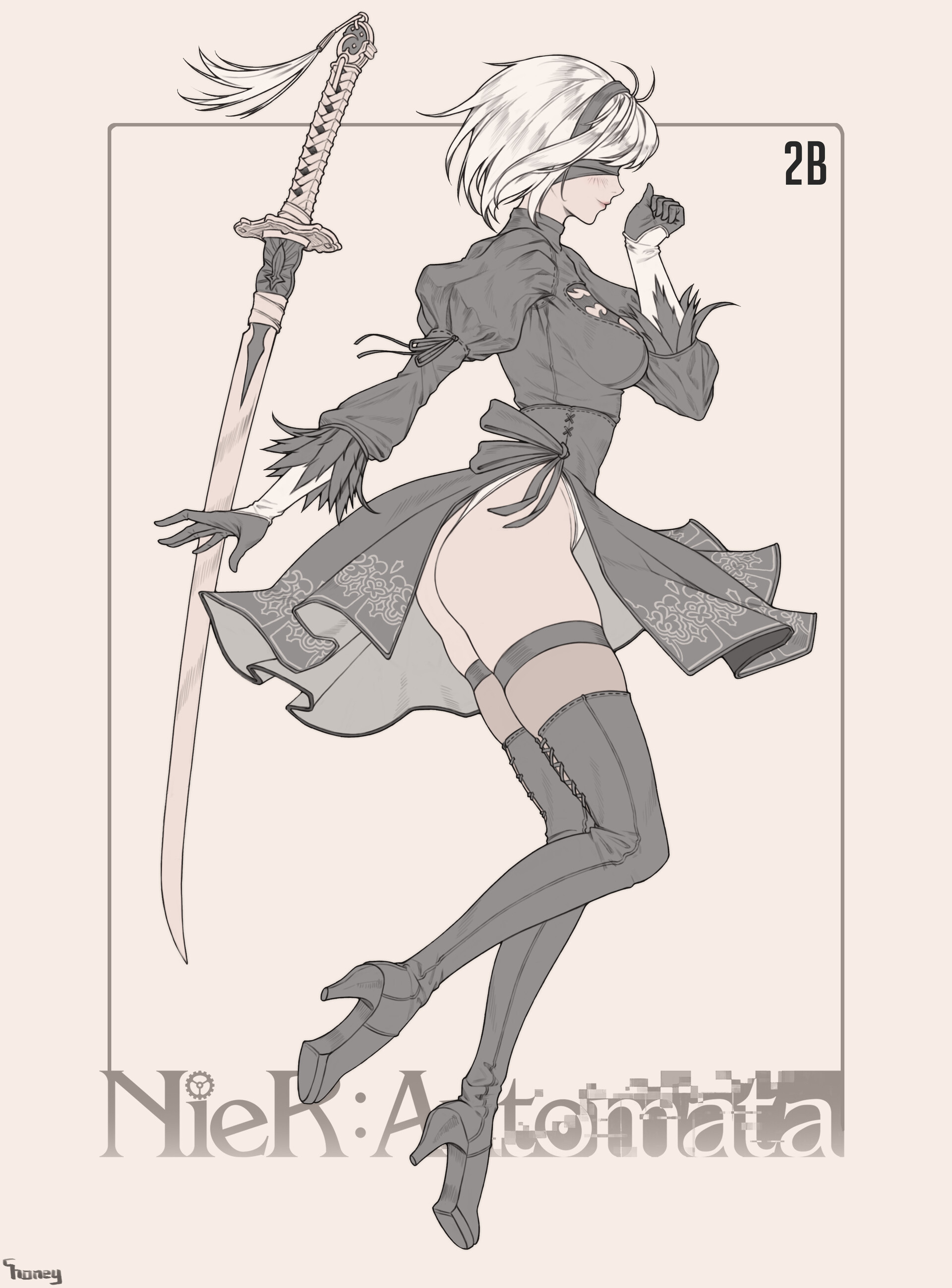 ArtStation - Nier Automata 2B