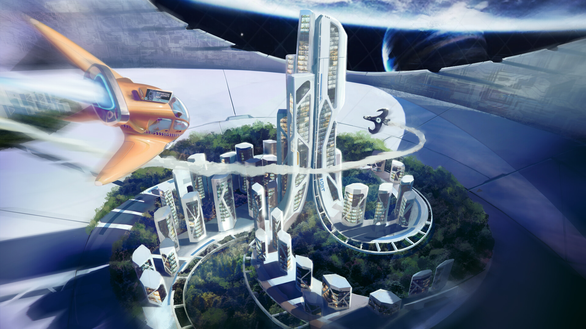 ArtStation - Orbit City