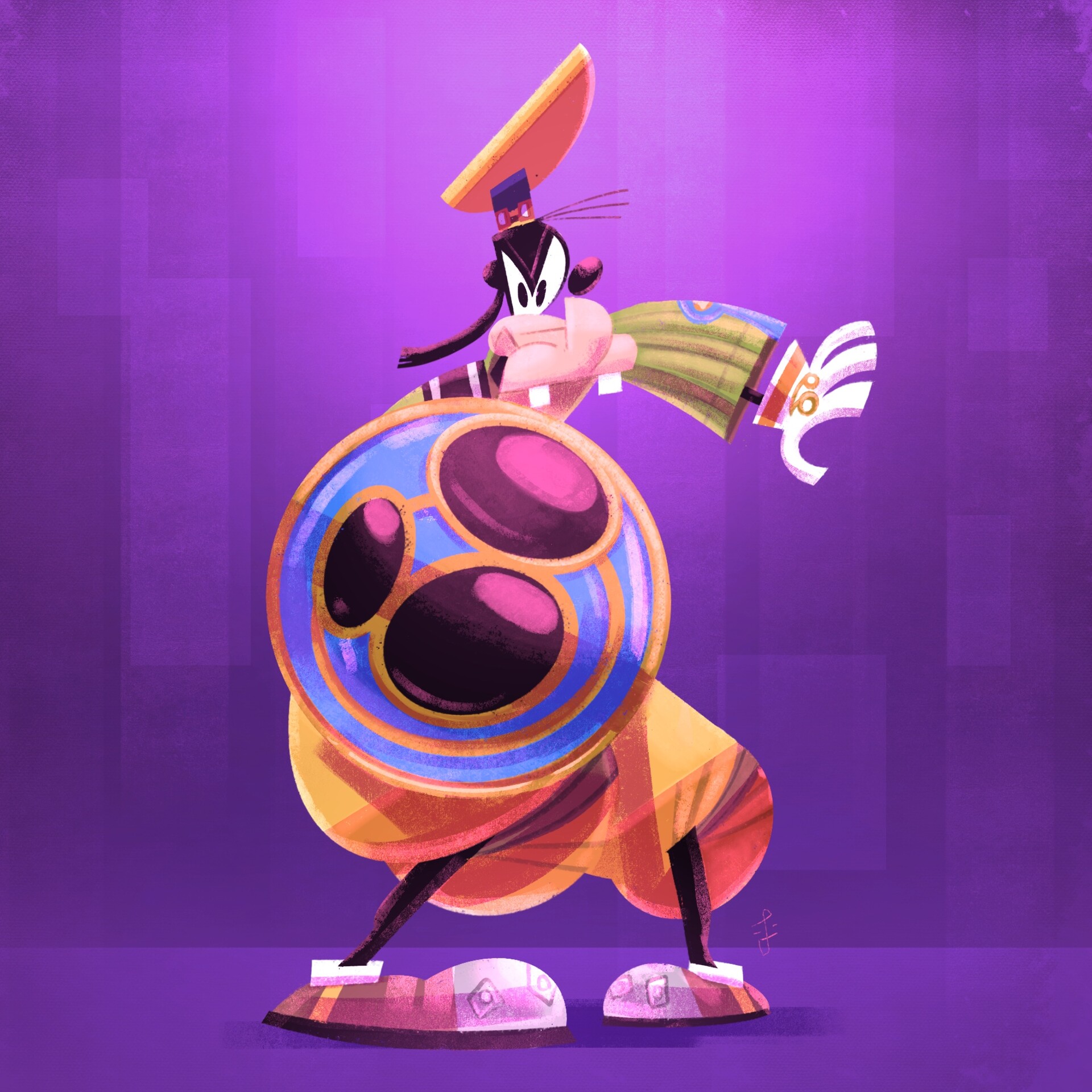 ArtStation - Kingdom Hearts - Goofy