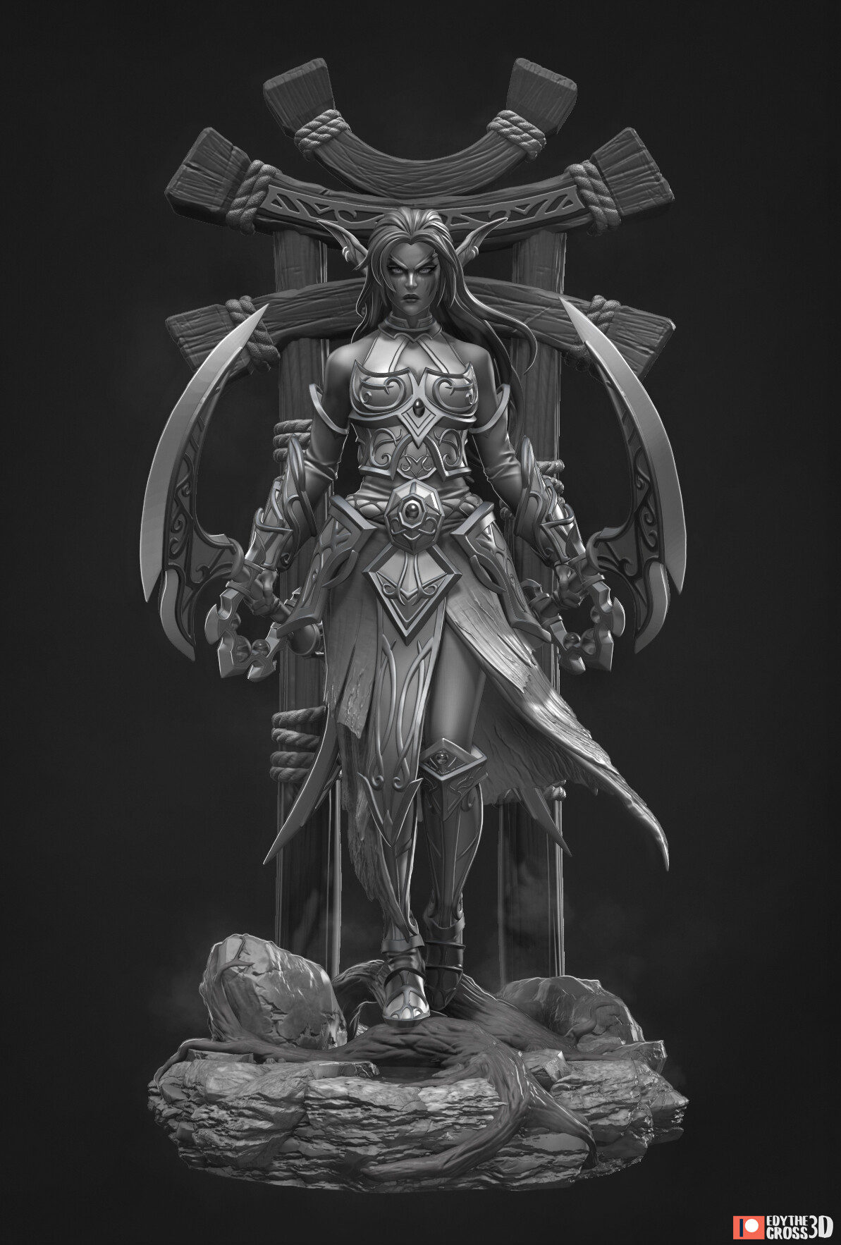 ArtStation - Tyrande Whisperwind - World of Warcraft