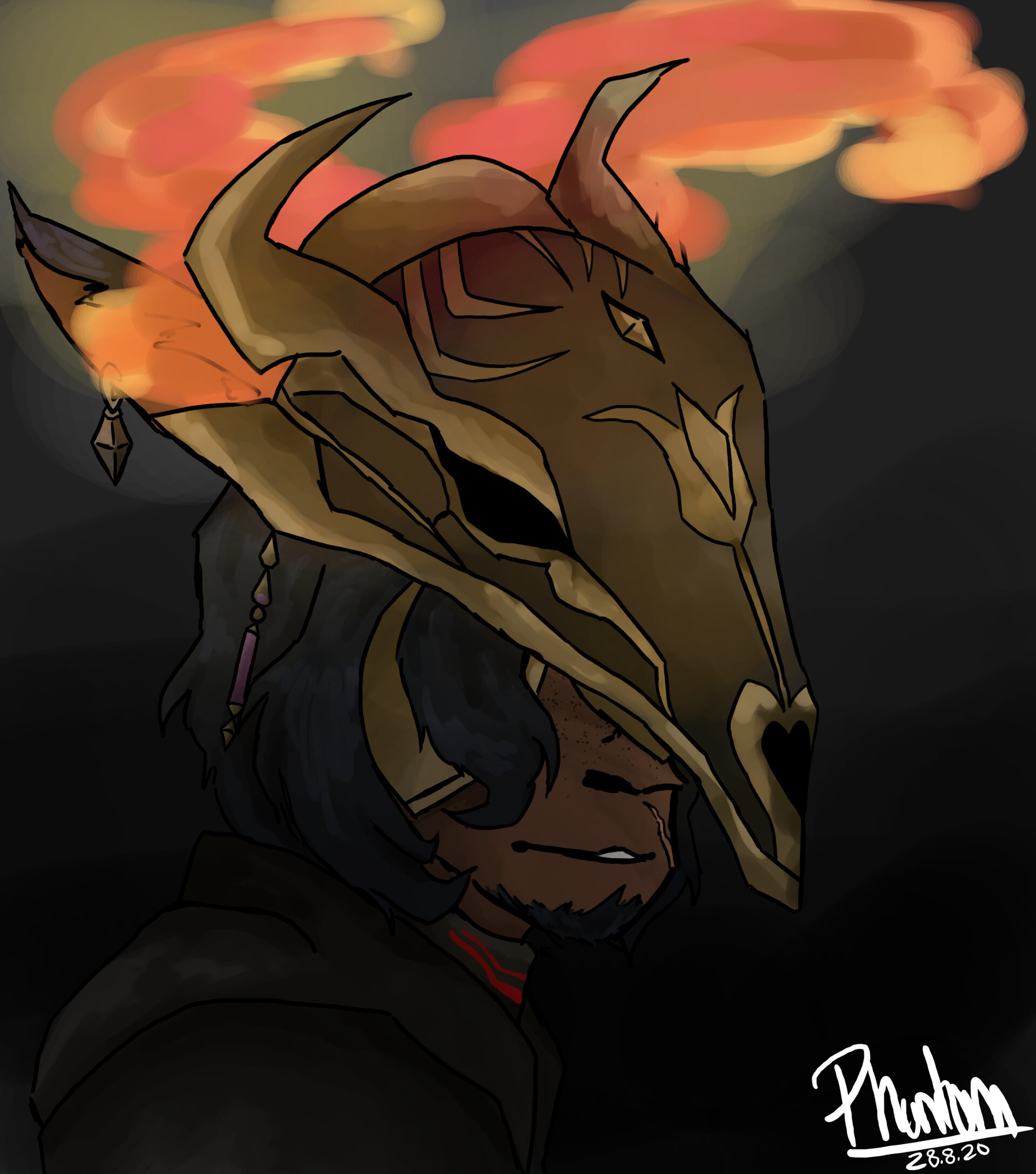 Imogen West - Derek Character Concept art and General art (2020)