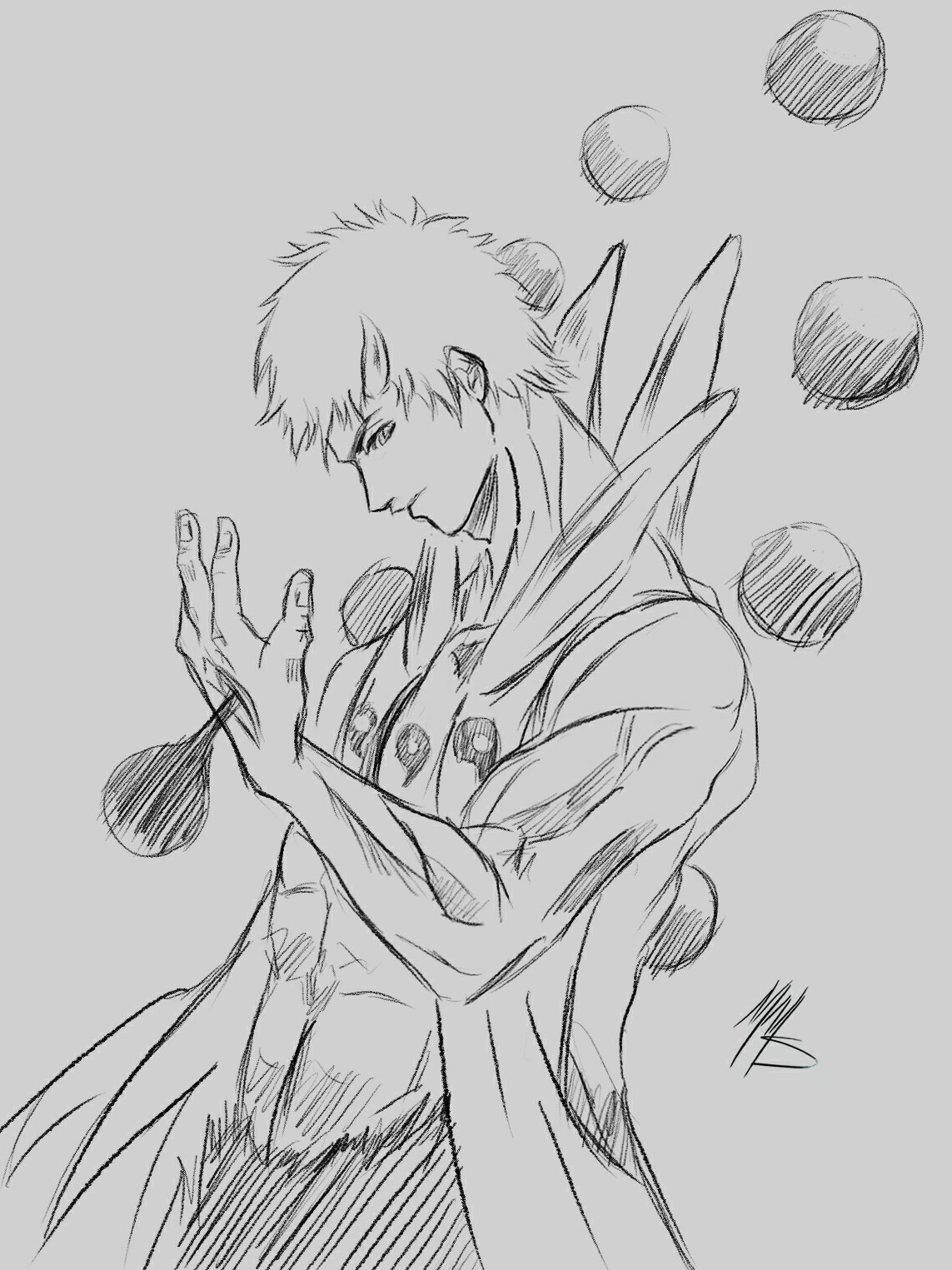 ArtStation - Obito (line art)