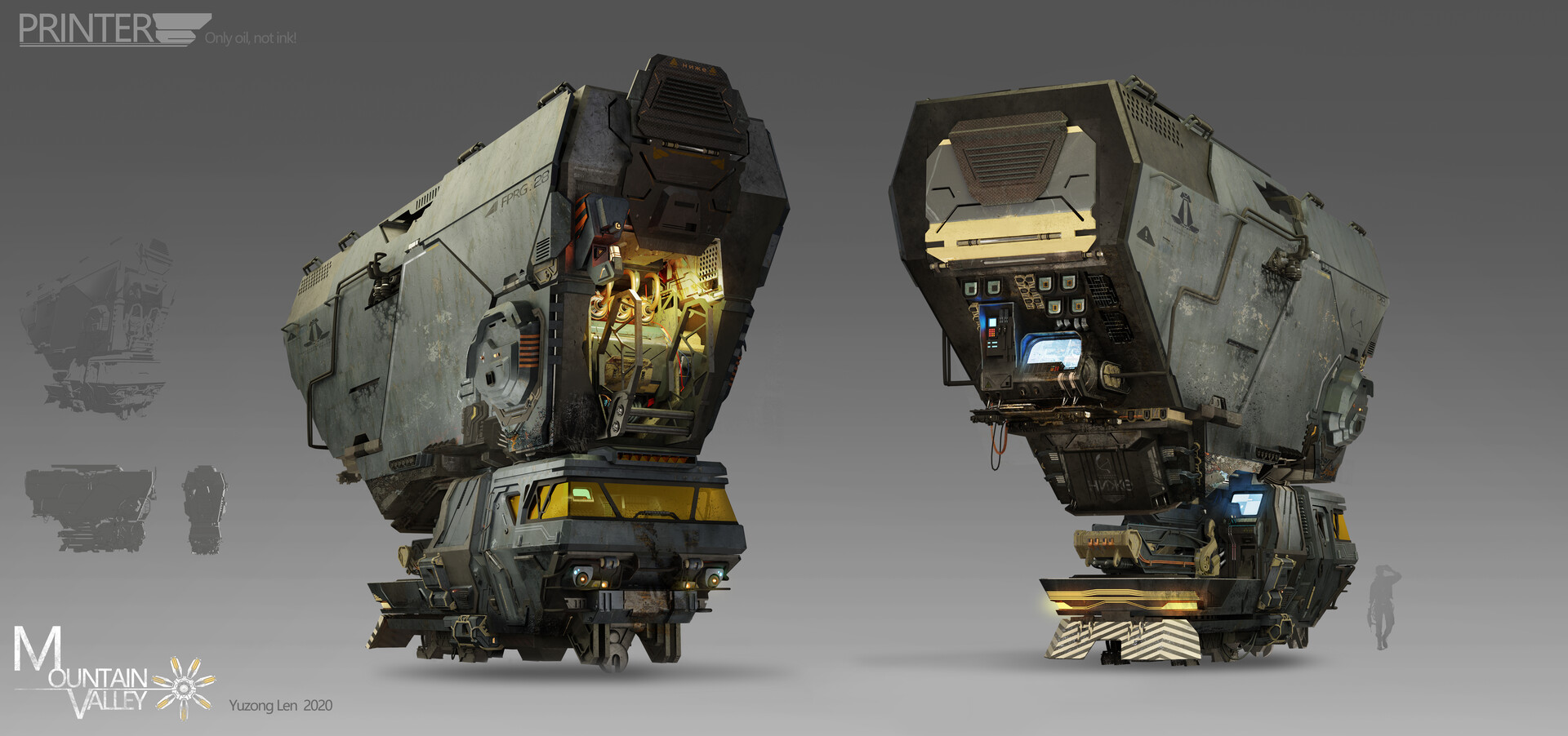 ArtStation - Rail car for tar transportation