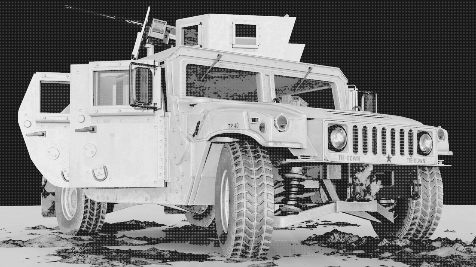 .Miles. - Humvee Render