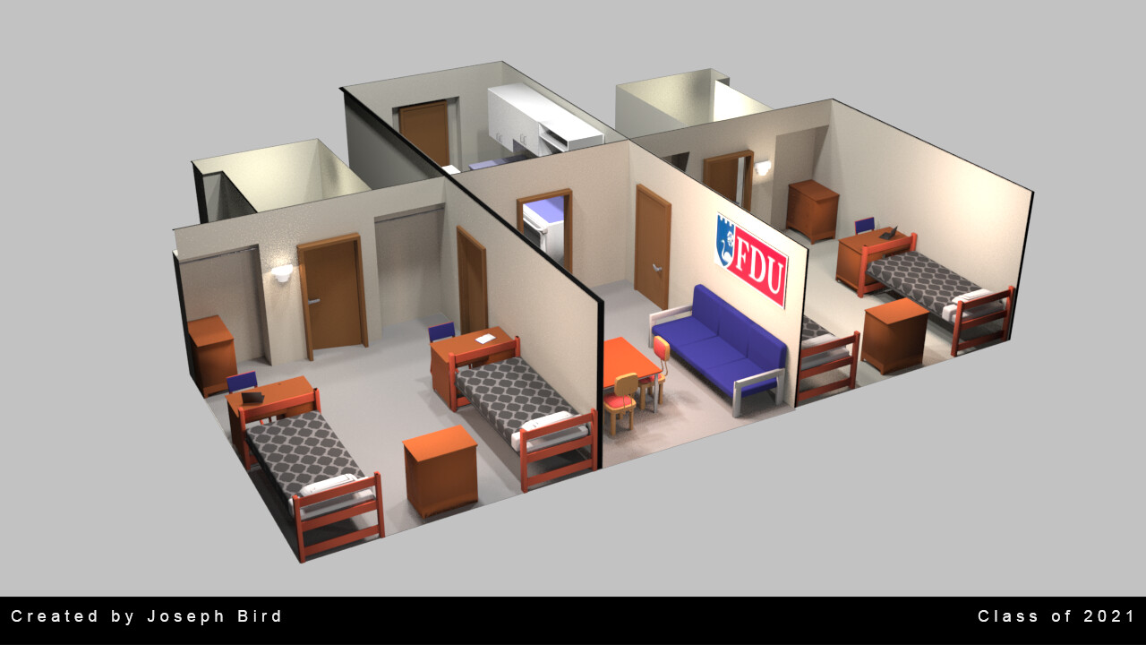 Joseph Bird - Fairleigh Dorm Rooms