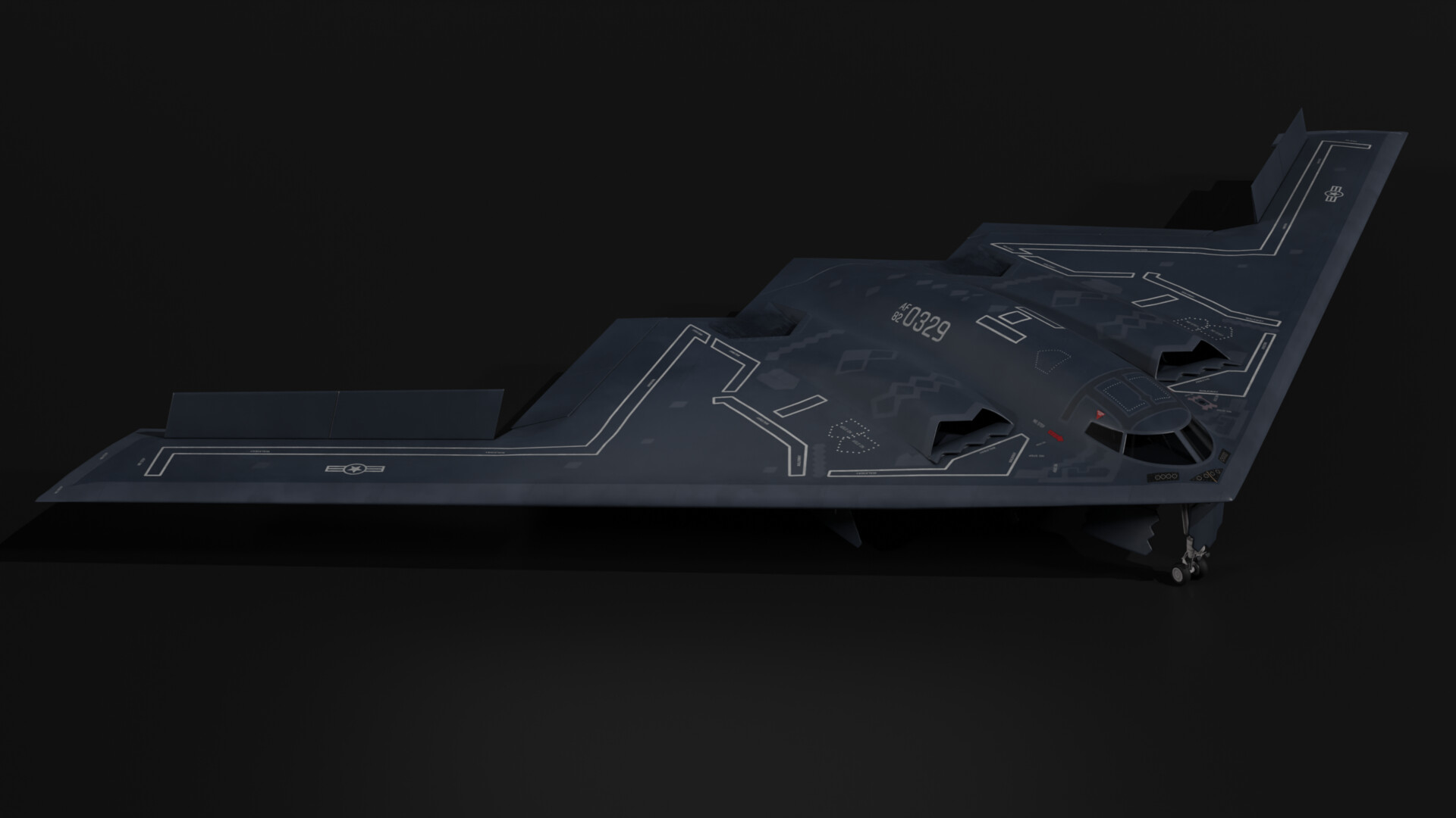 ArtStation - Northrop B-2 Spirit