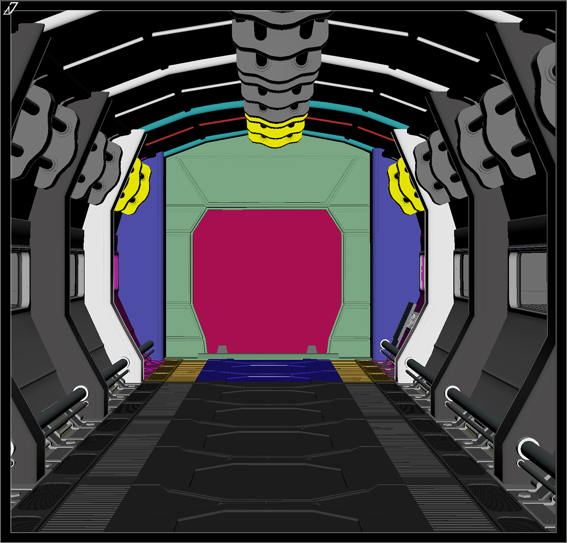 Alexander Dahlem - Sci-Fi corridor