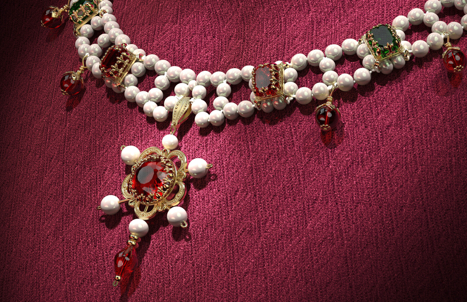 Daniel Boom - History of Jewelry -Pearl Necklace Reconstruction based ...