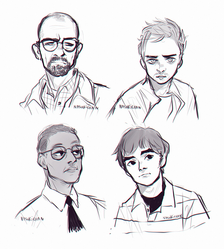 ArtStation - Breaking Bad sketches