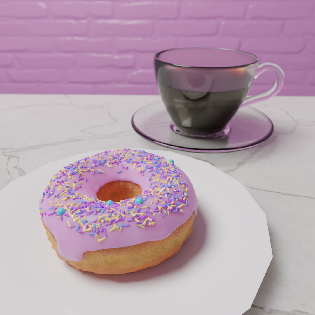 ArtStation - Finished Donut Scene