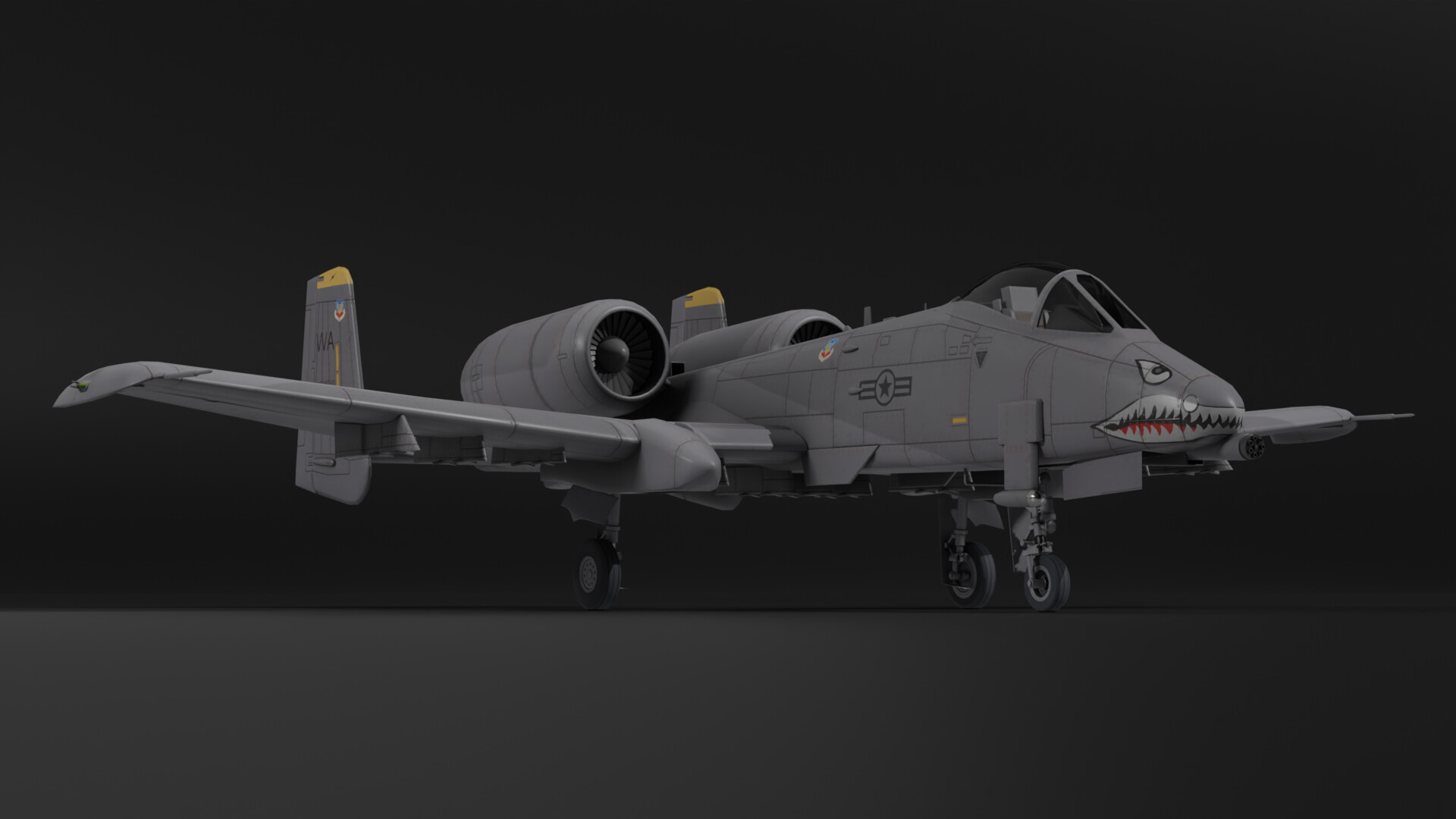 ArtStation - A-10 Thunderbolt II. Brrrrrrt!