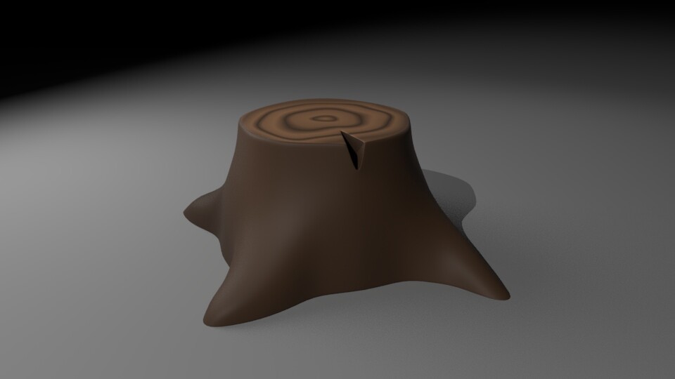 ArtStation - Tree stump