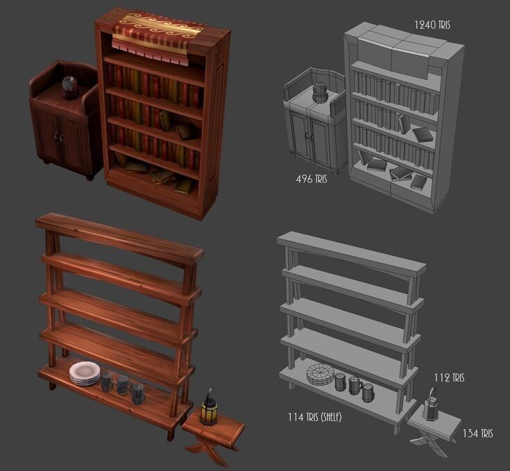 ArtStation - Book table