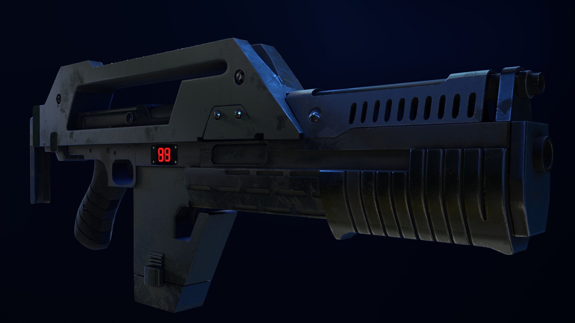 ArtStation - M4A1 Pulse Rifle