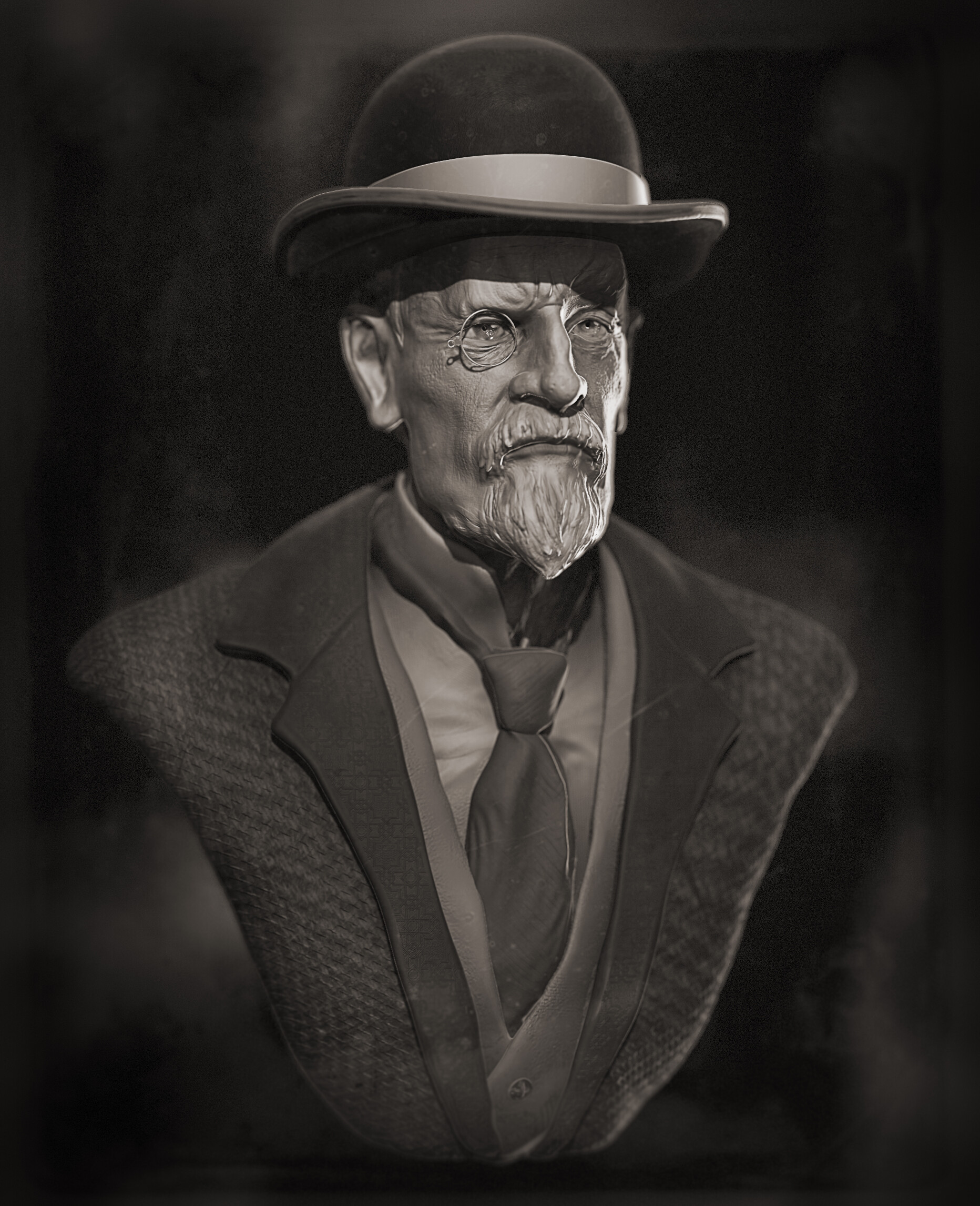 Ant Gregory - Zbrush Sketch - Concept for Cult Detective