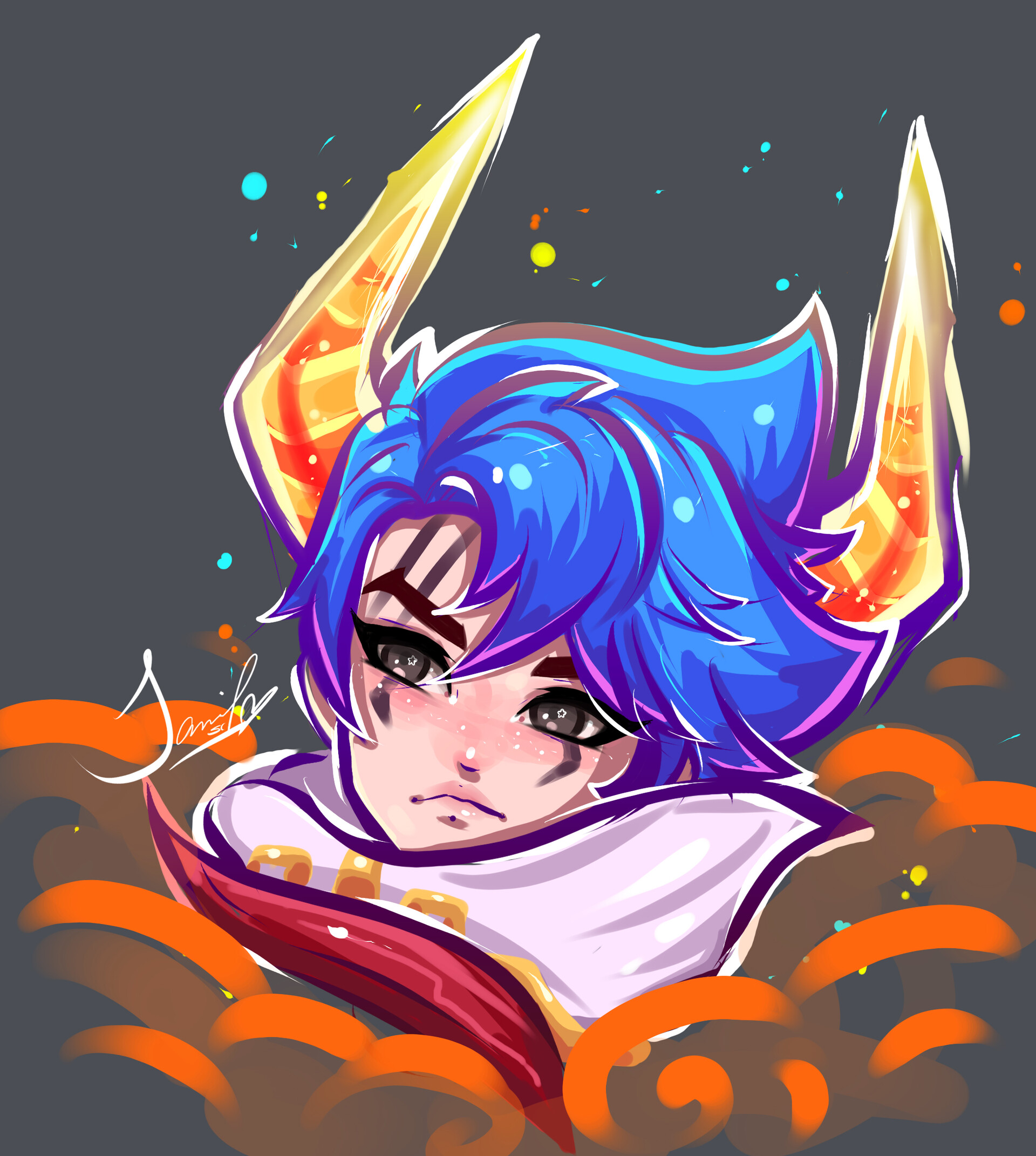 ArtStation - Lunar Beast Aphelios