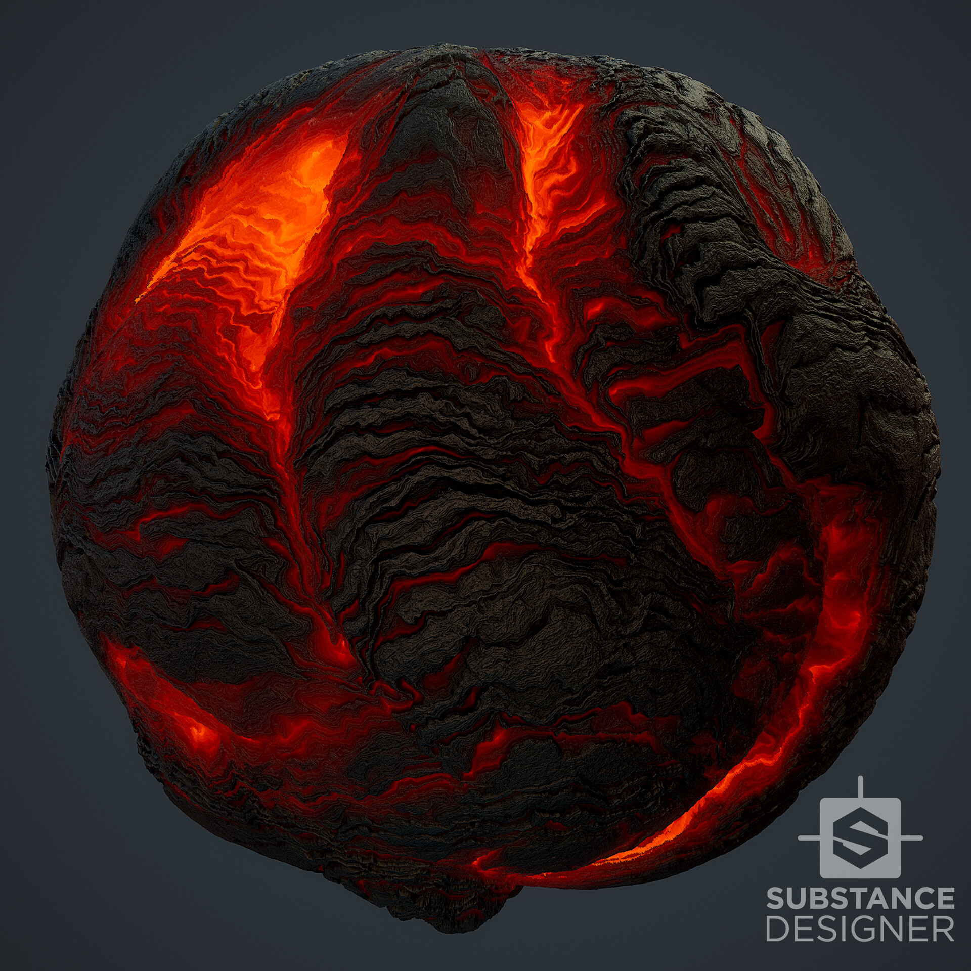 ArtStation - Lava Material