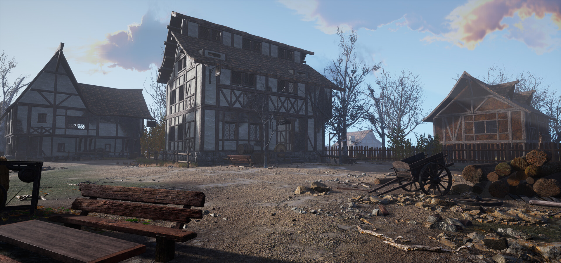 Xiaolong Wang - Autumn Village - UE4