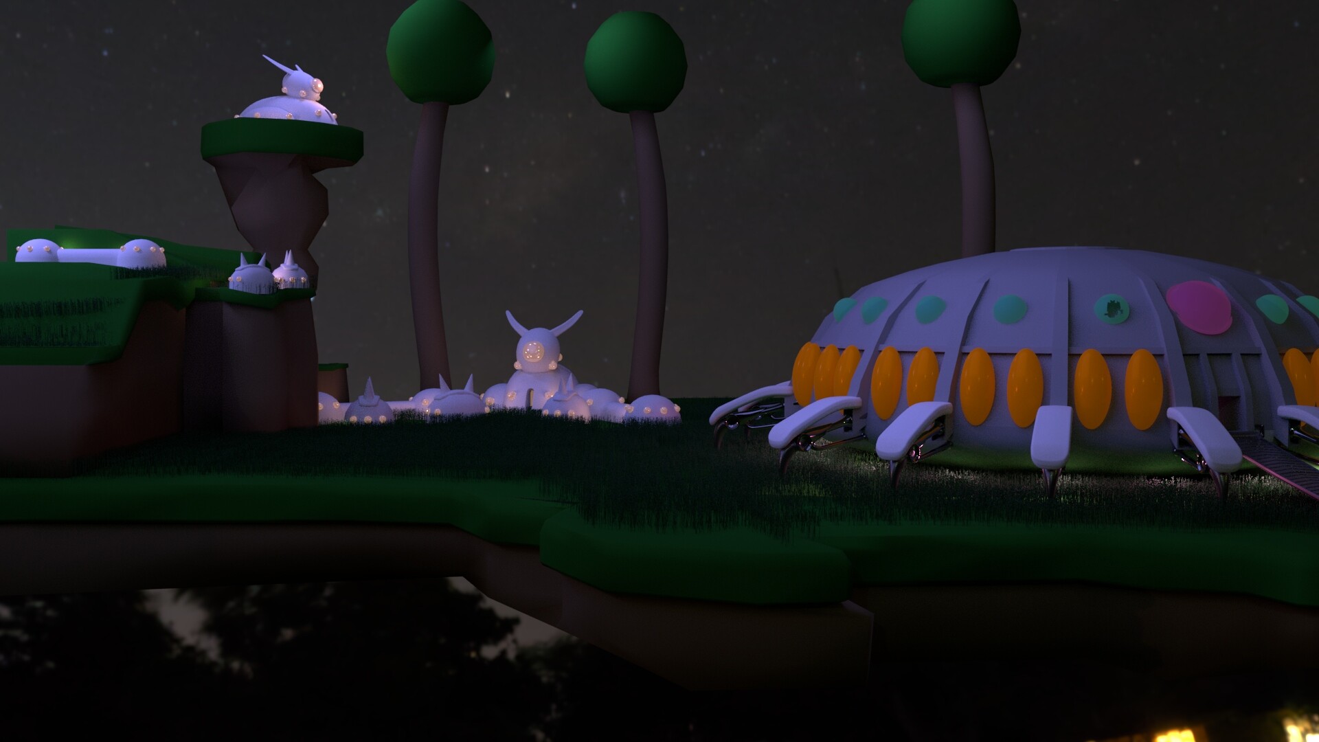 ArtStation - Frieza ship on Namek