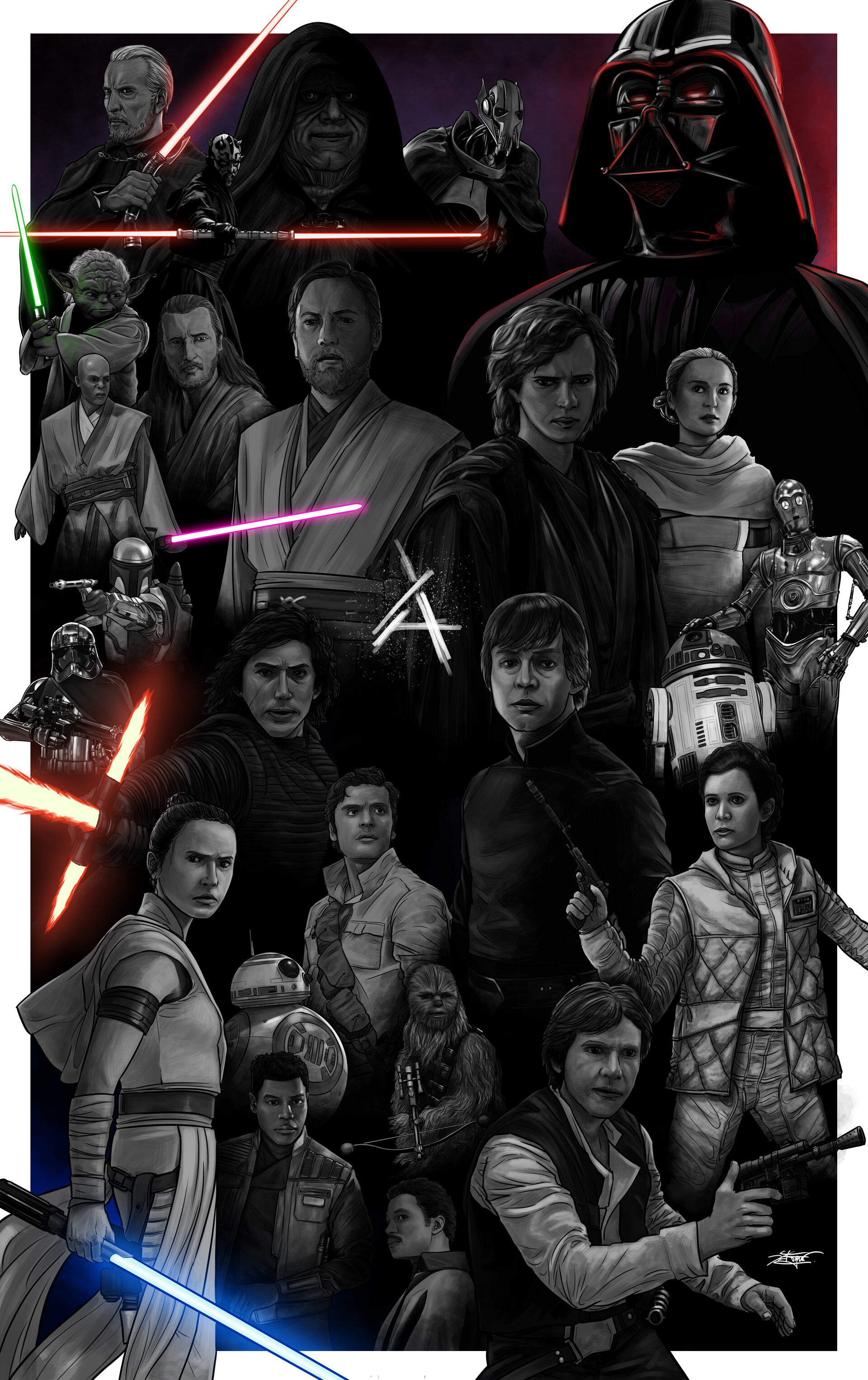 ArtStation - STAR WARS TRILOGY Fanart