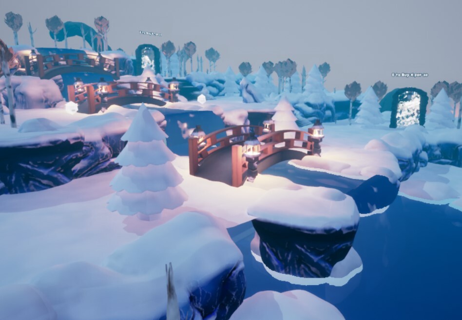 ArtStation - Final Bridge in the Ice Biome: SlimeFolk