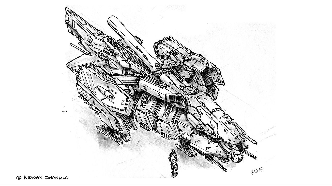 Ridwan Chandra - MeganeRid - Space Ship Works 3