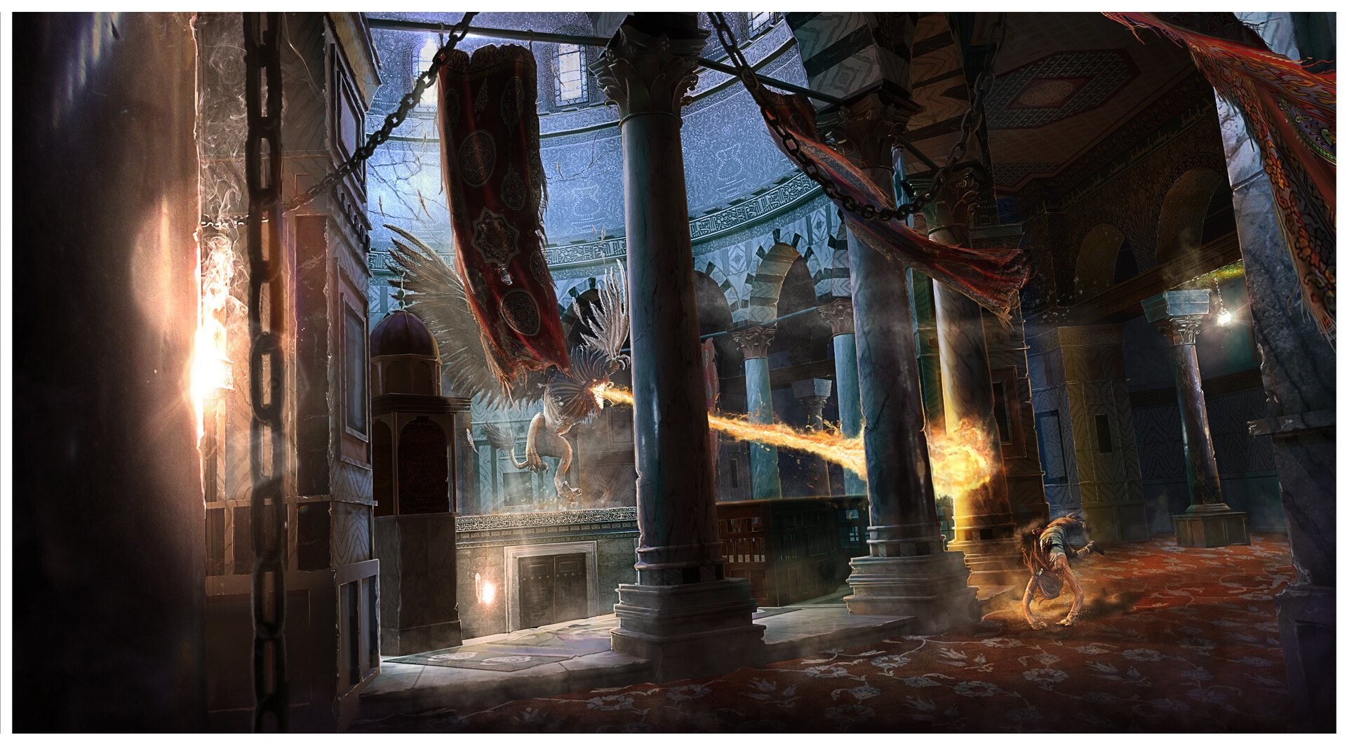 ArtStation - Lara Croft _ Battle