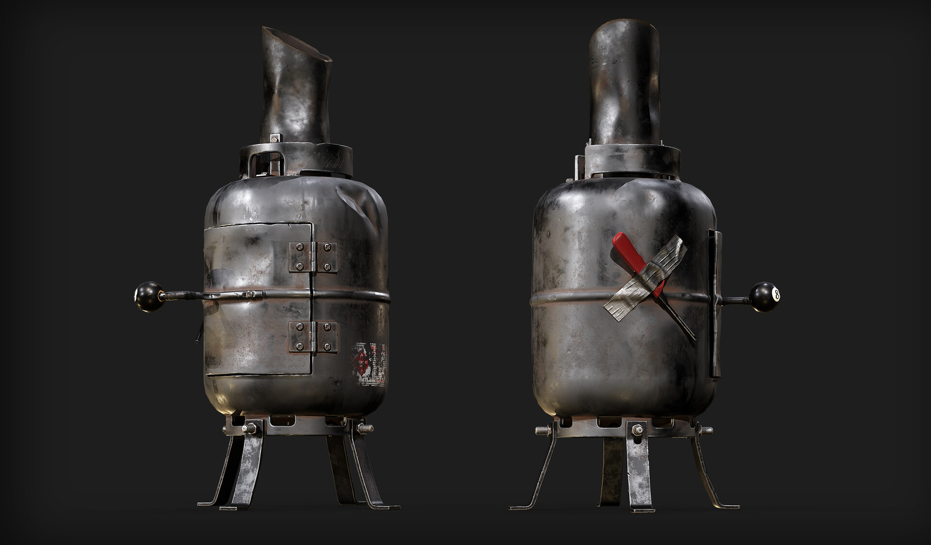 Games Artist - Propane Stove - Prop Breakdown - Joseph Forrester