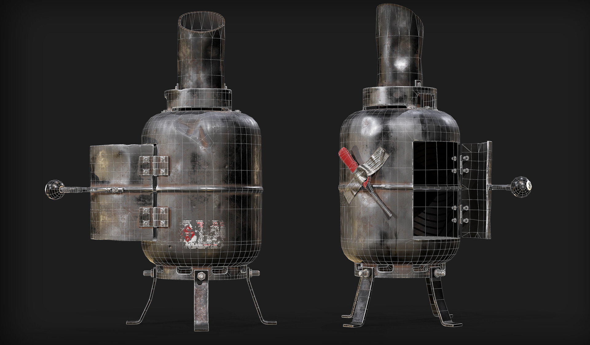 Games Artist - Propane Stove - Prop Breakdown - Joseph Forrester