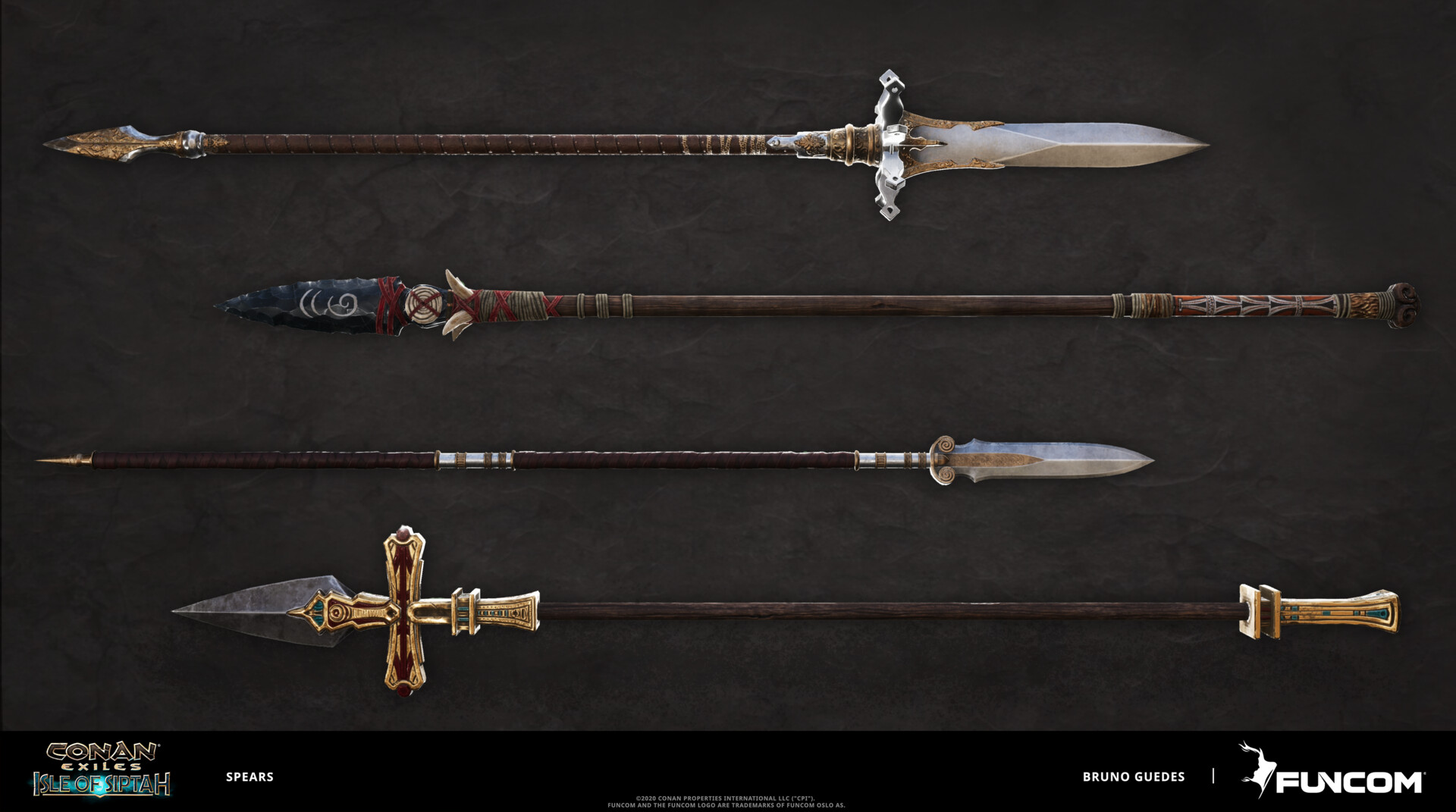 Bruno Guedes - Conan Exiles Weapons and Shields