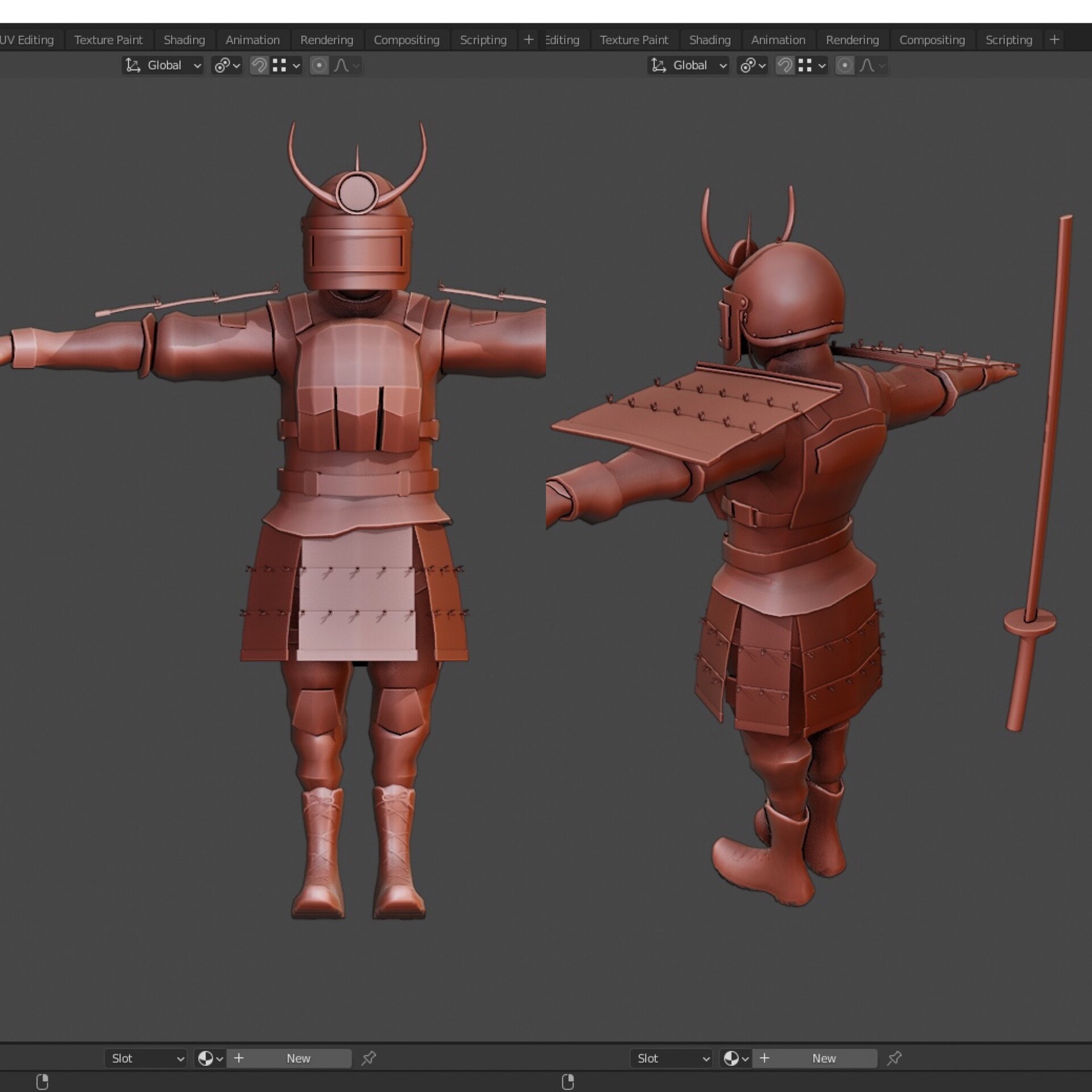 ArtStation - Wip samurai