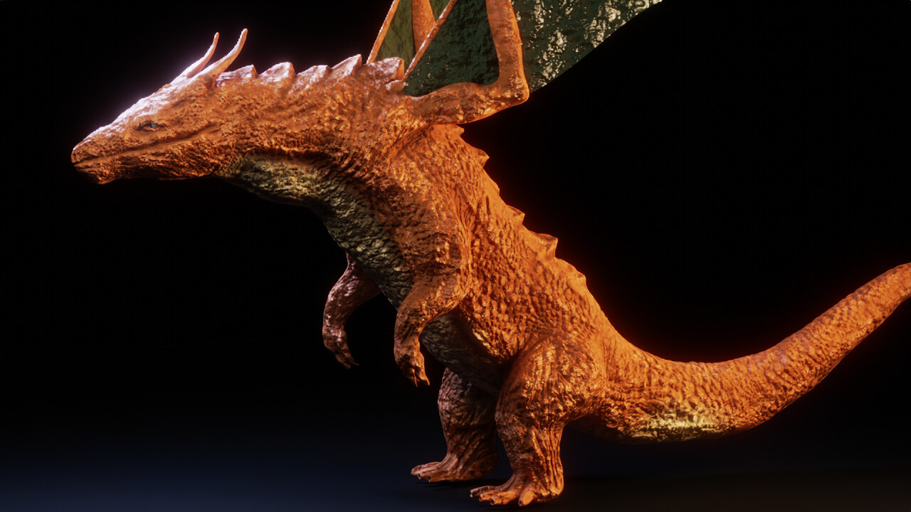 ArtStation - Realistic charizard rendered in blender.