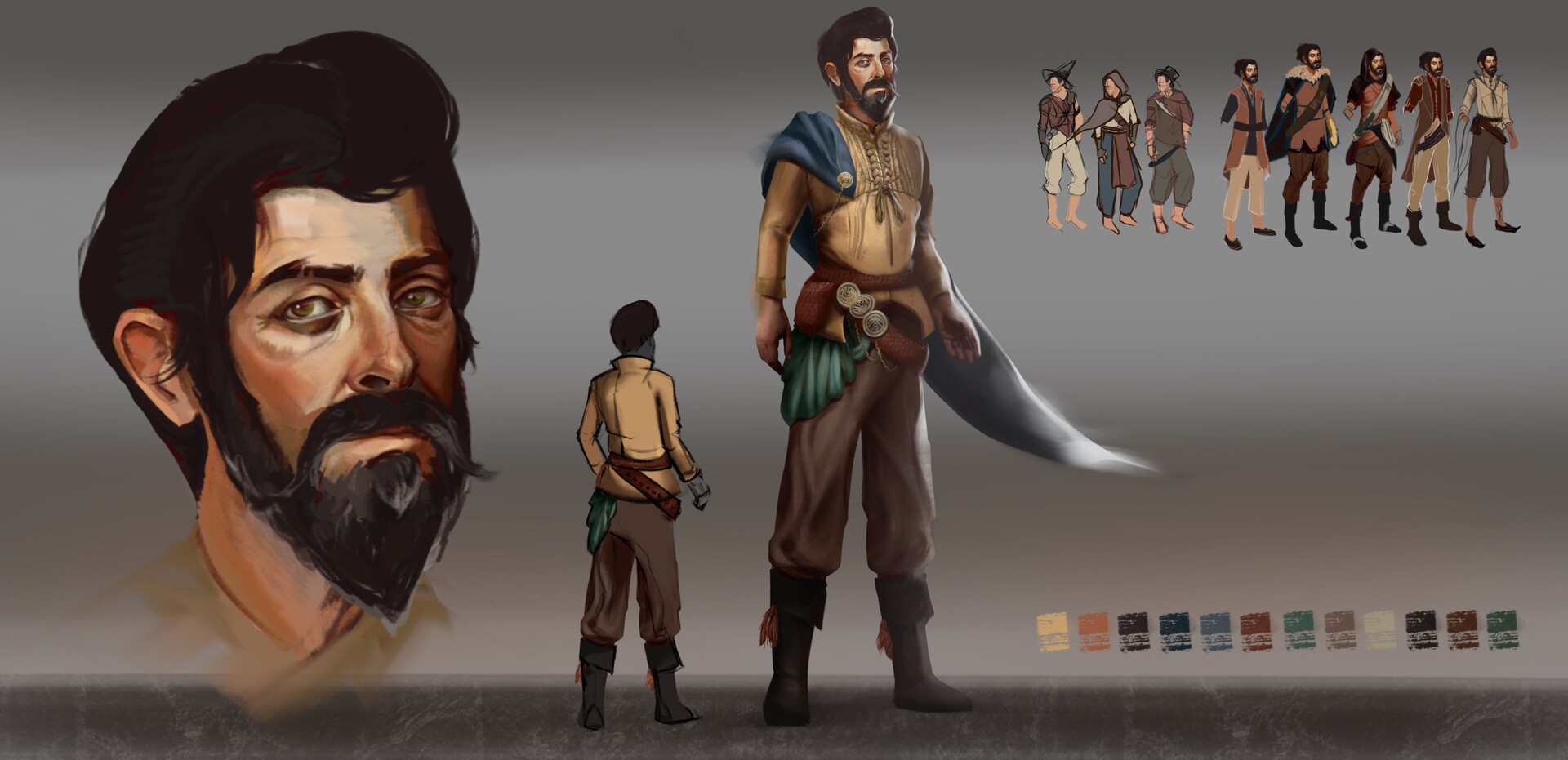 ArtStation - Fancy man character design