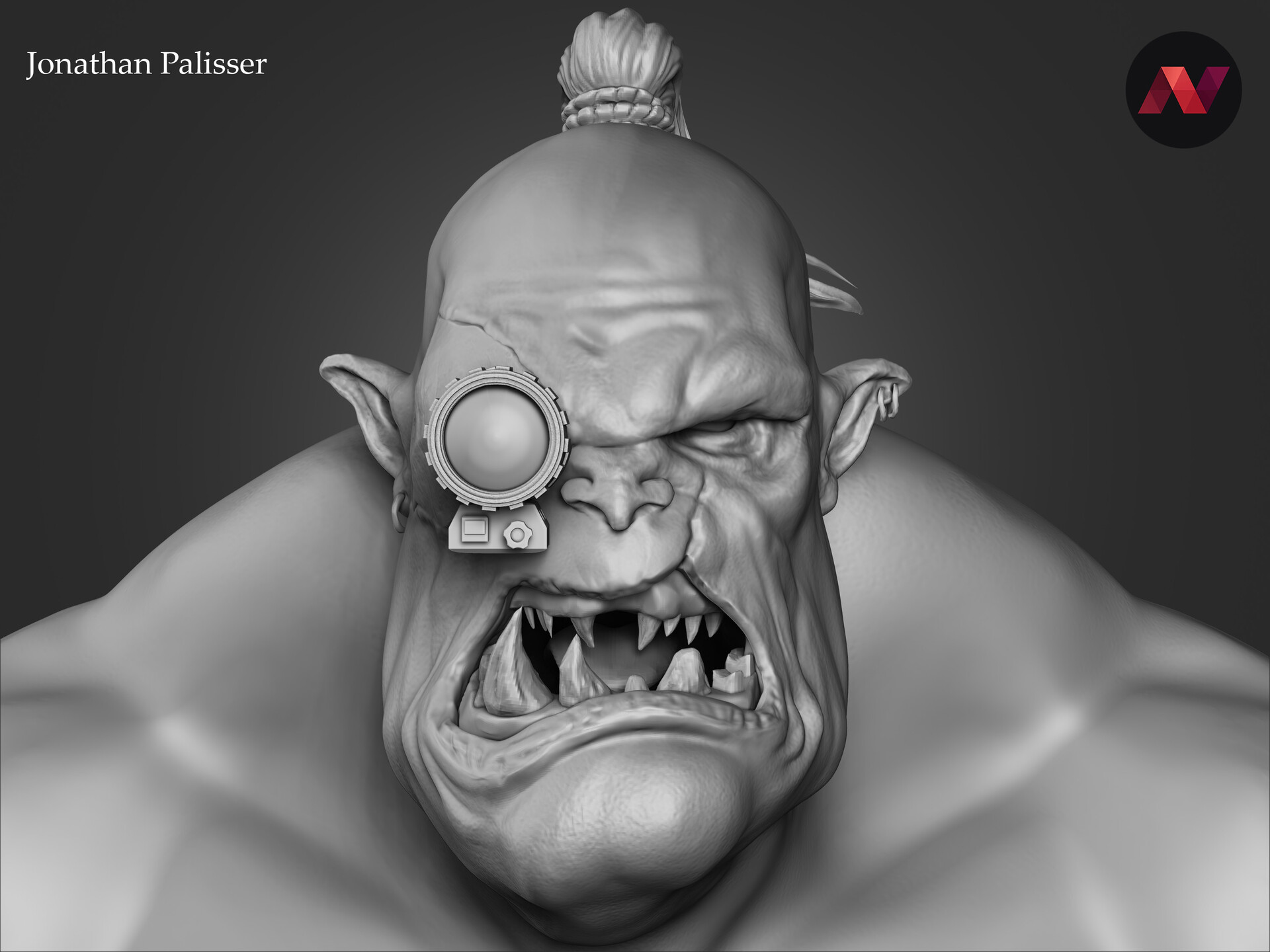 ArtStation - Warhammer 40K Orc