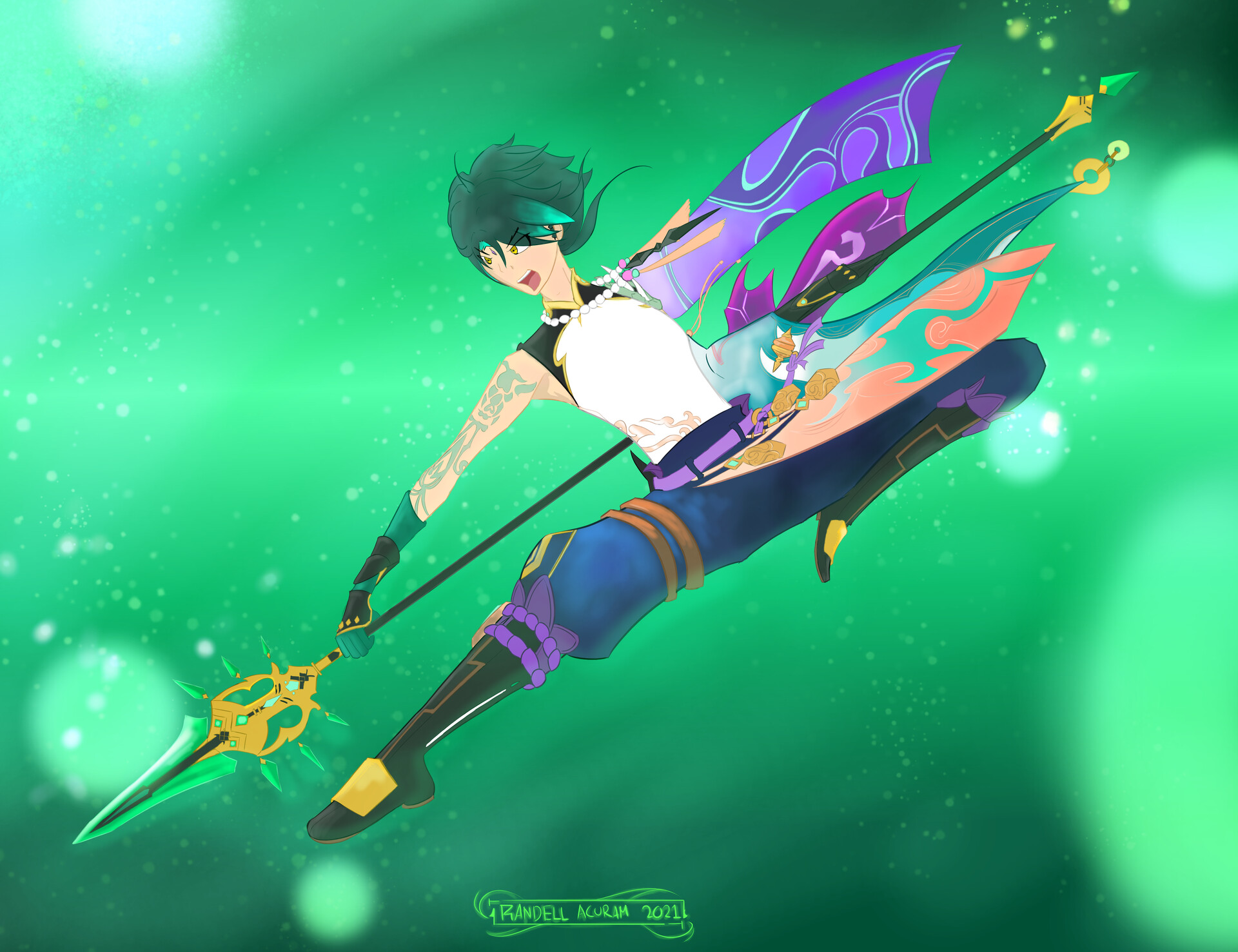 Artstation Xiao Fanart